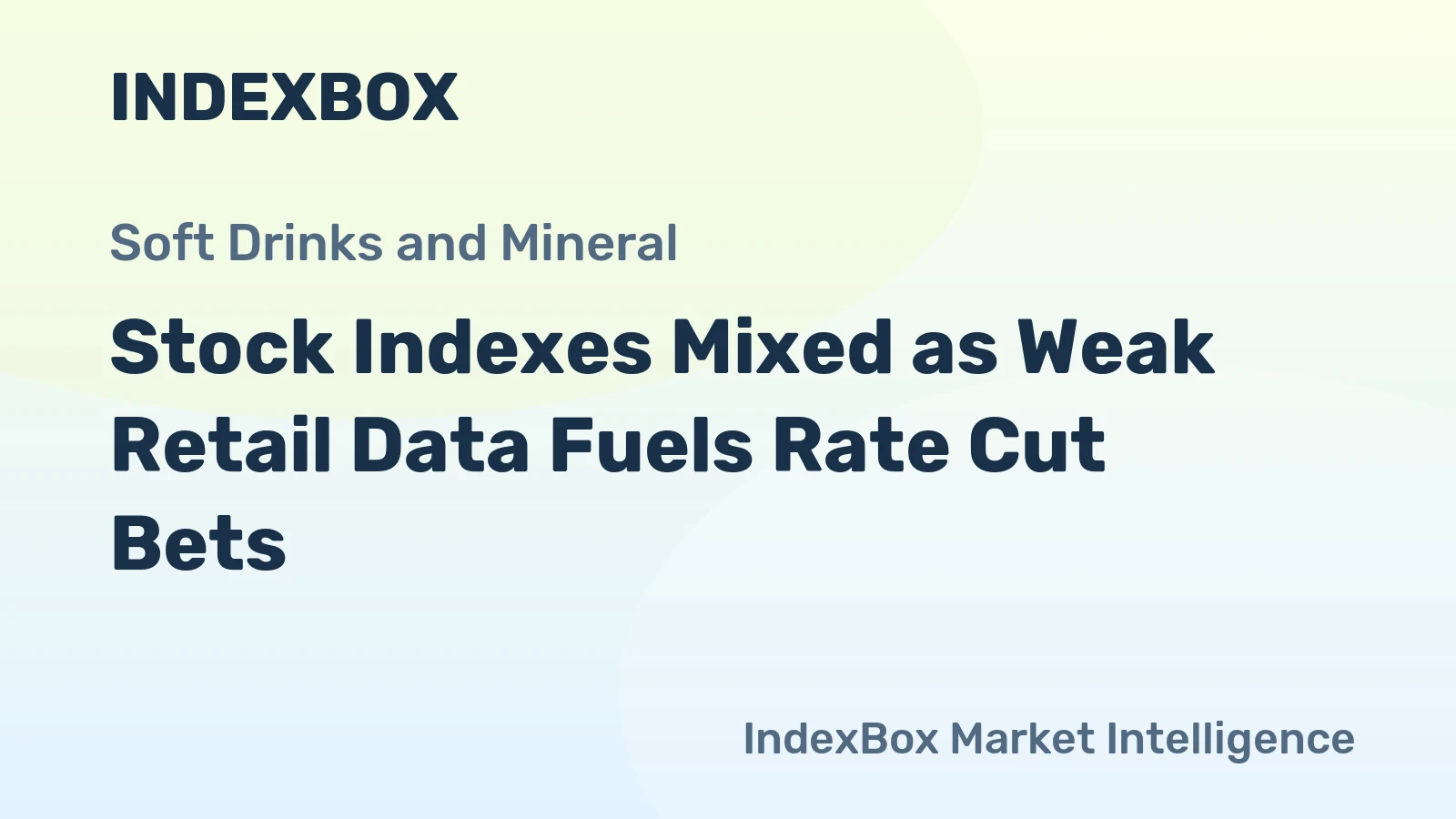 Stock Indexes Mixed as Weak Retail Data Fuels Rate Cut Bets