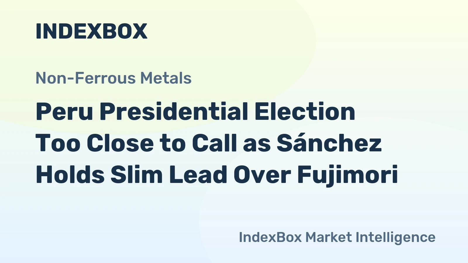 Peru Presidential Election Too Close to Call as Sánchez Holds Slim Lead Over Fujimori