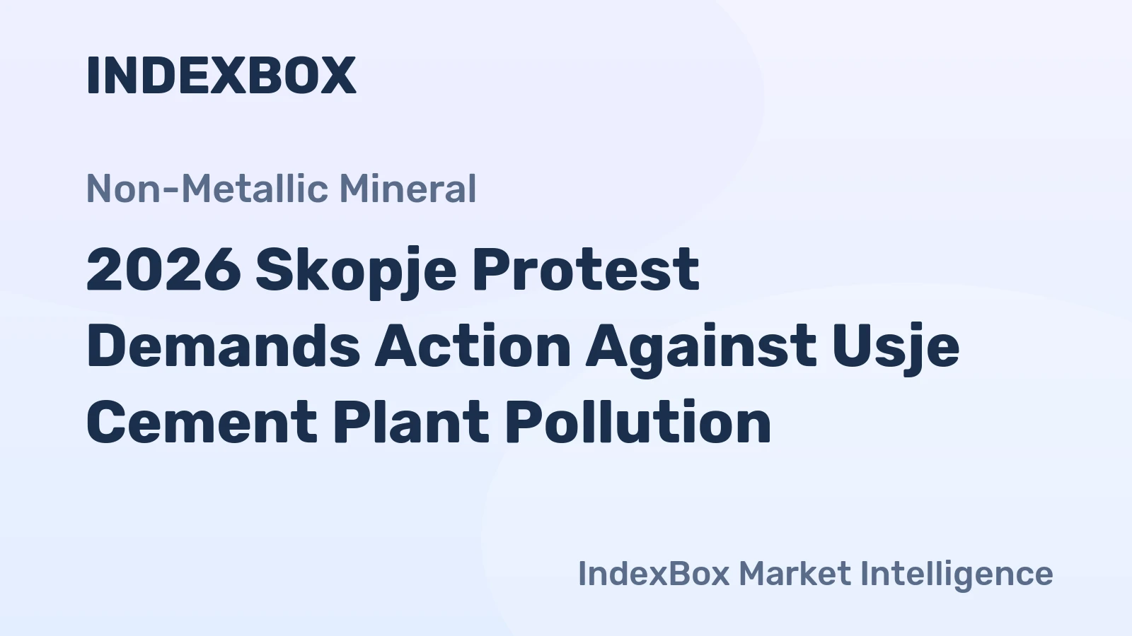 2026 Skopje Protest Demands Action Against Usje Cement Plant Pollution