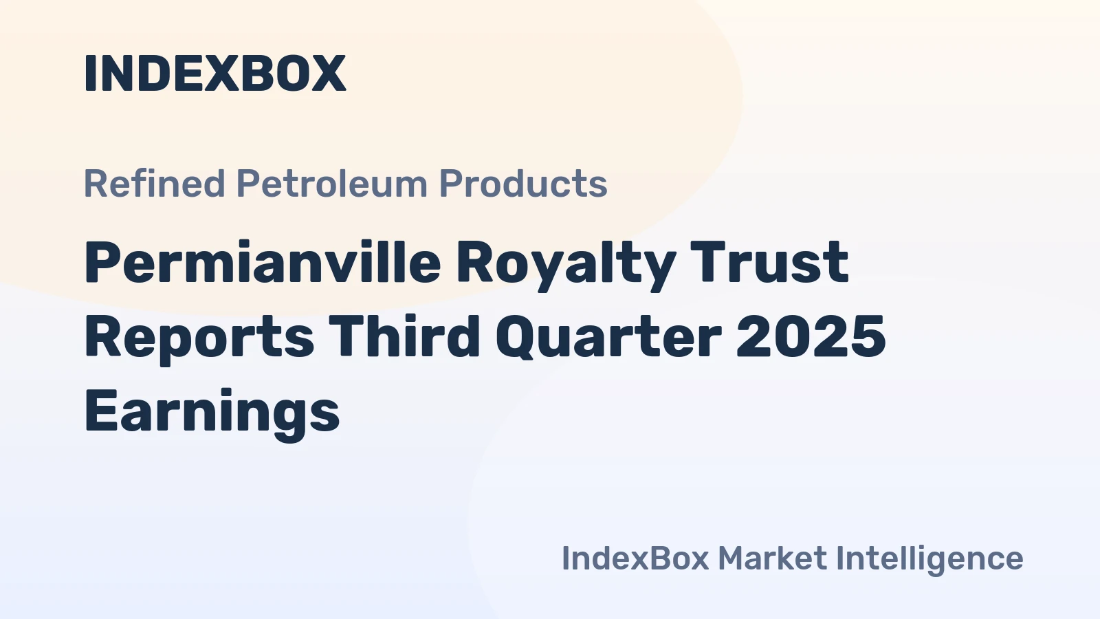 Permianville Royalty Trust Reports Third Quarter 2025 Earnings