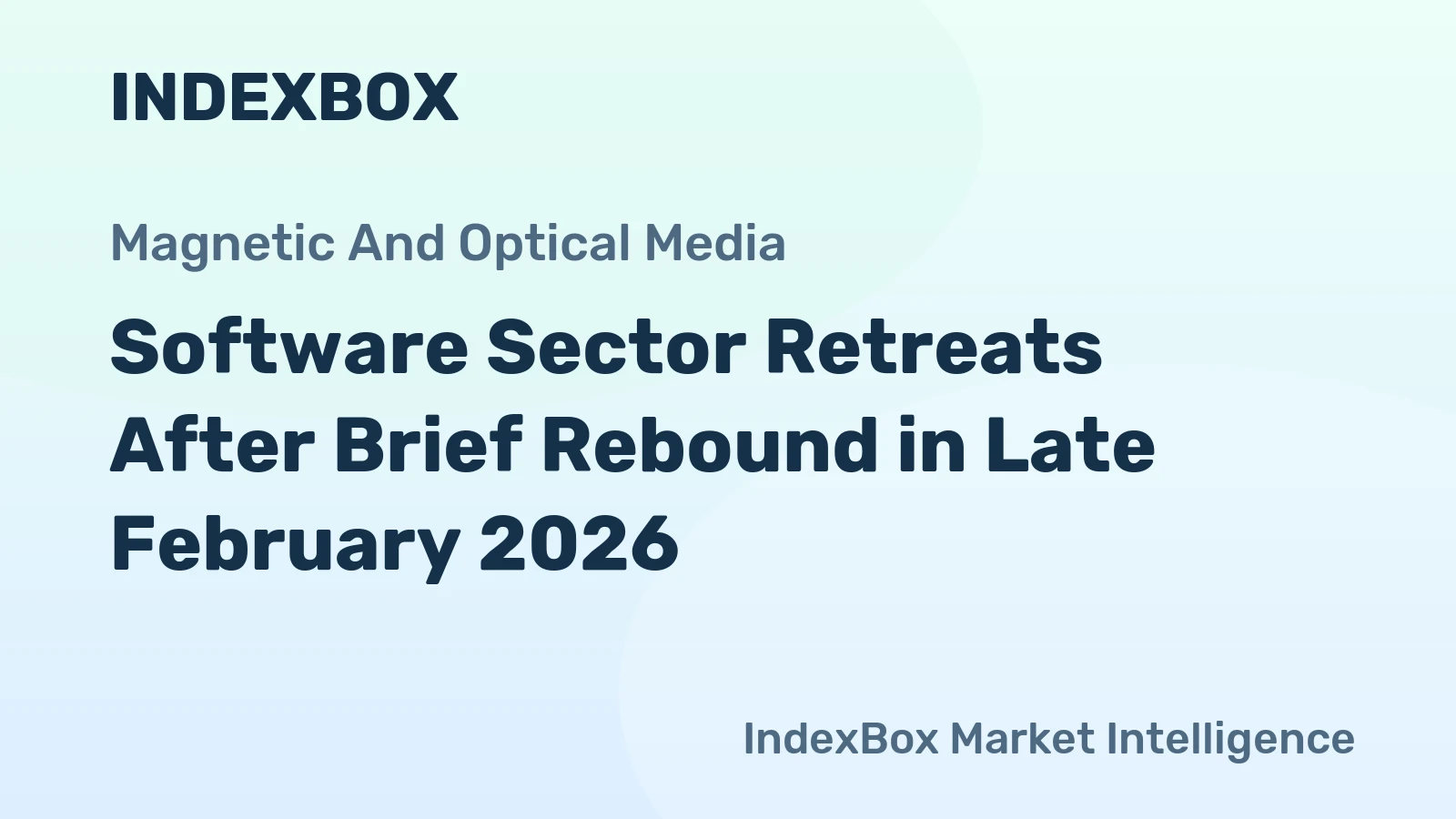 Software Sector Retreats After Brief Rebound in Late February 2026