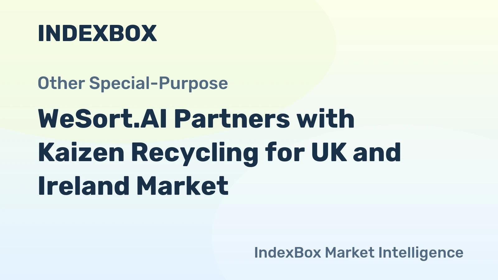 WeSort.AI Partners with Kaizen Recycling for UK and Ireland Market