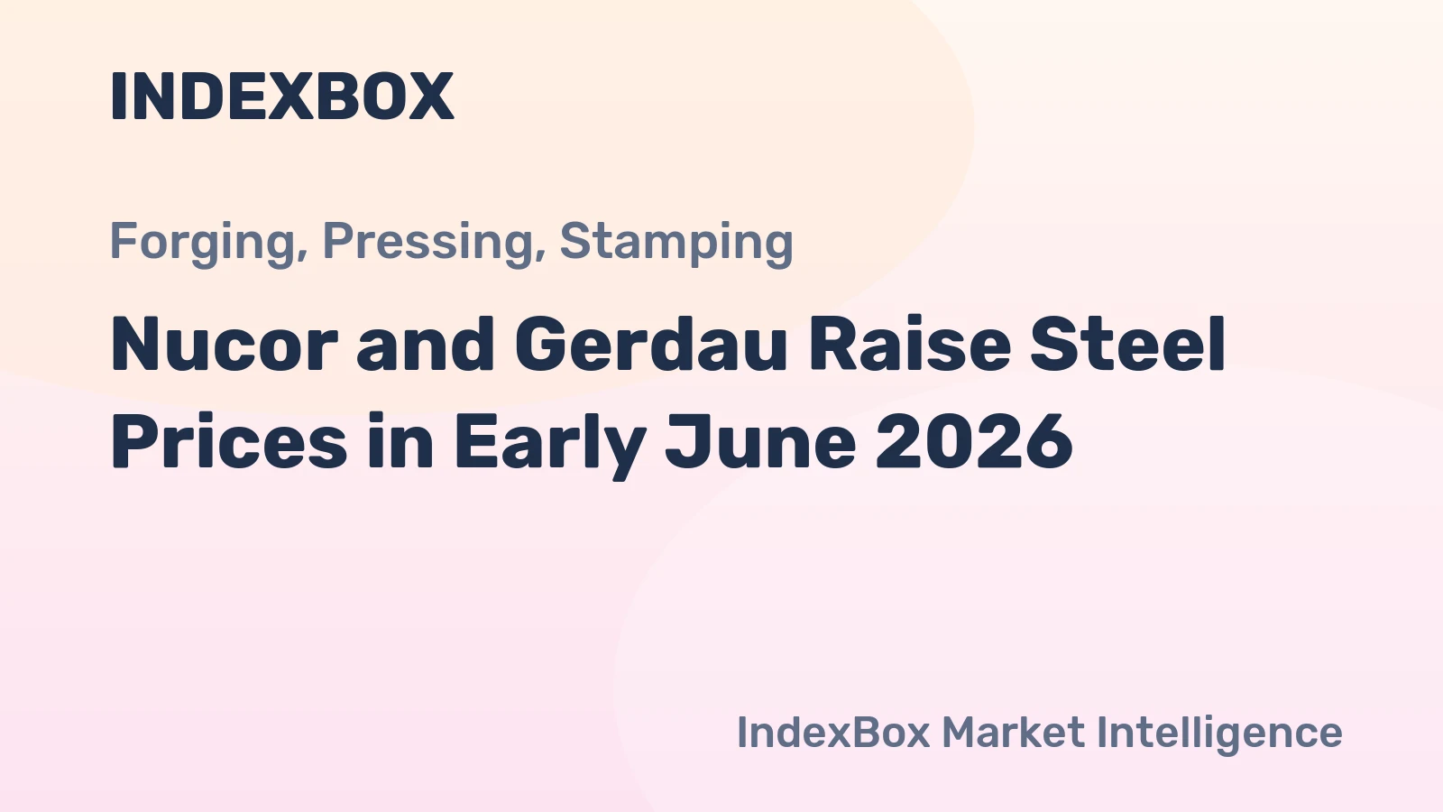 Nucor and Gerdau Raise Steel Prices in Early June 2026