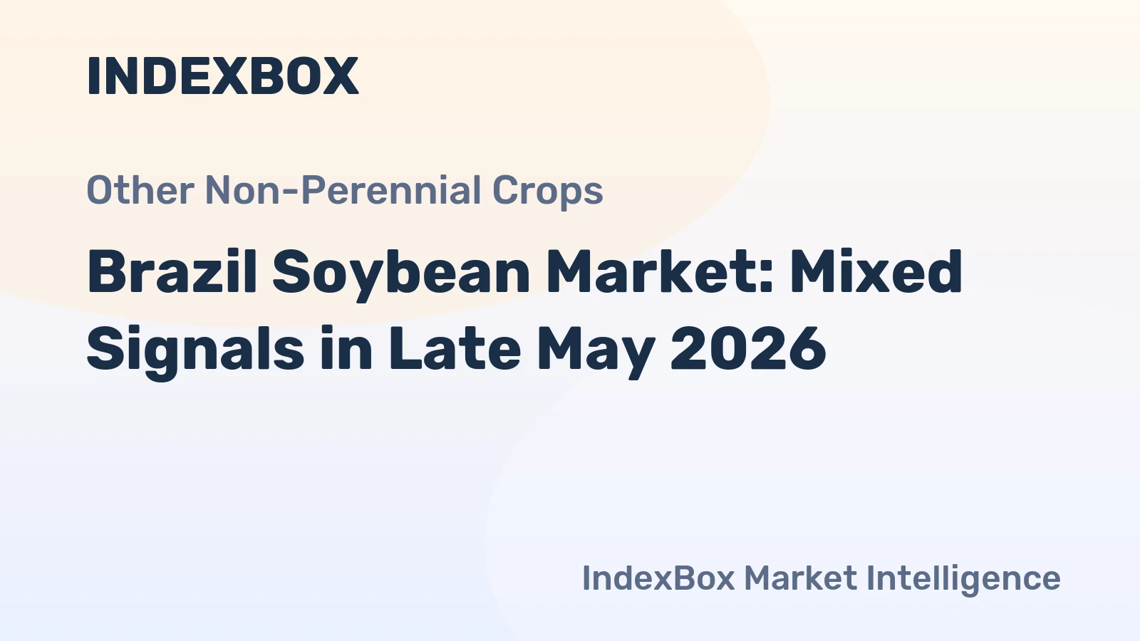 Brazil Soybean Market: Mixed Signals in Late May 2026