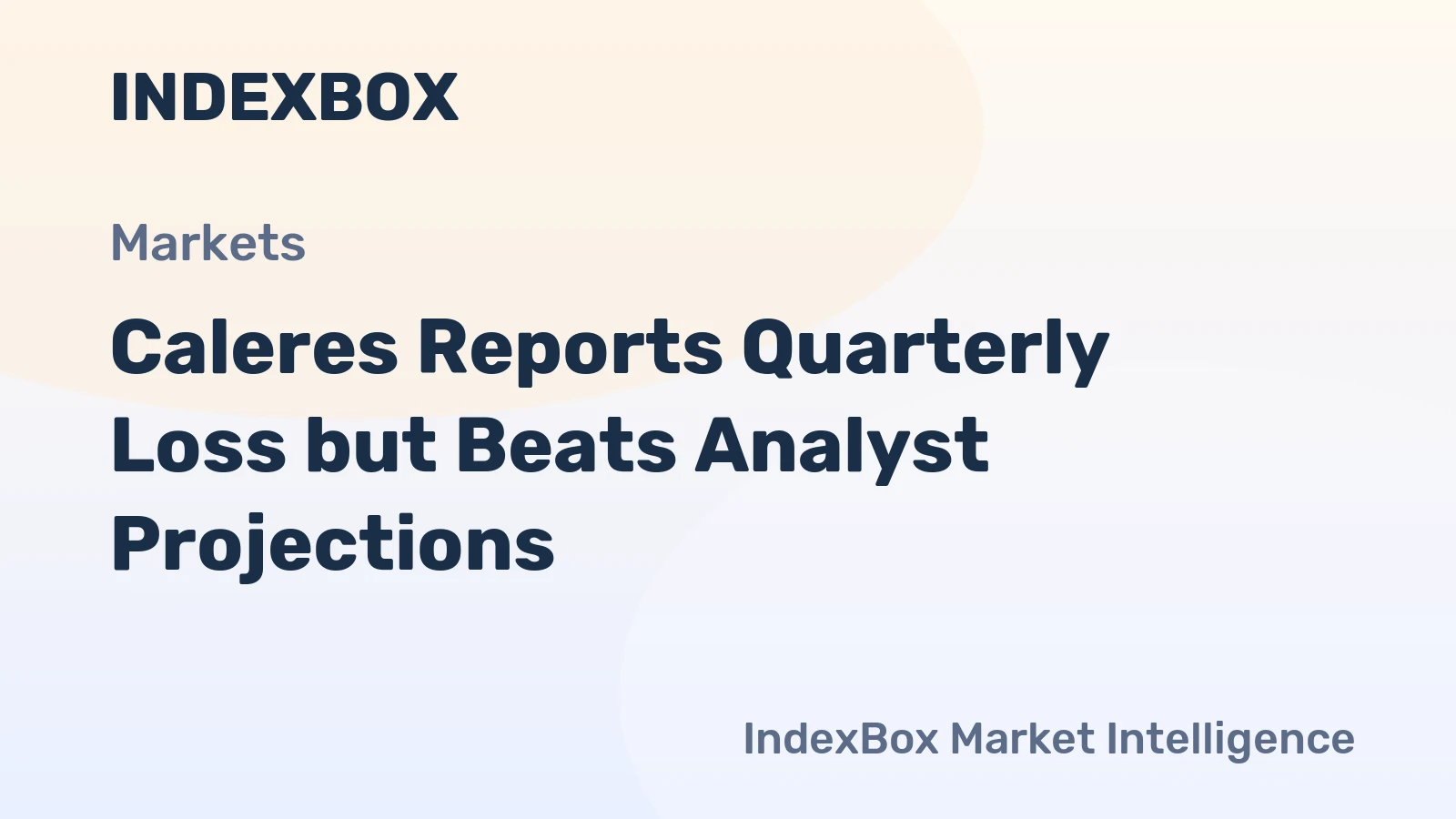 Caleres Reports Quarterly Loss but Beats Analyst Projections