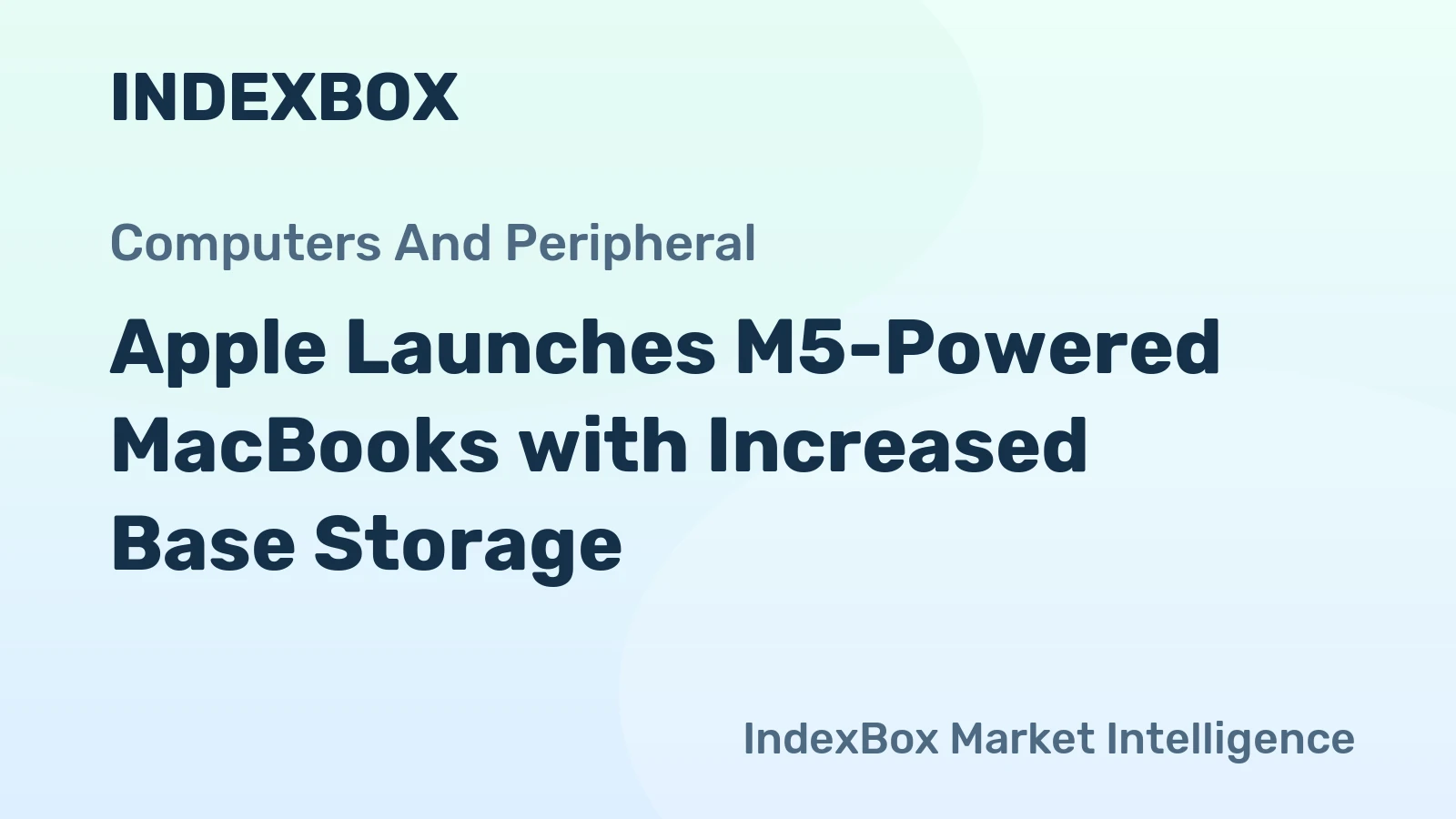 Apple Launches M5-Powered MacBooks with Increased Base Storage