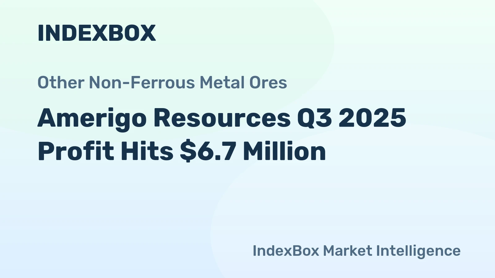 Amerigo Resources Q3 2025 Profit Hits $6.7 Million