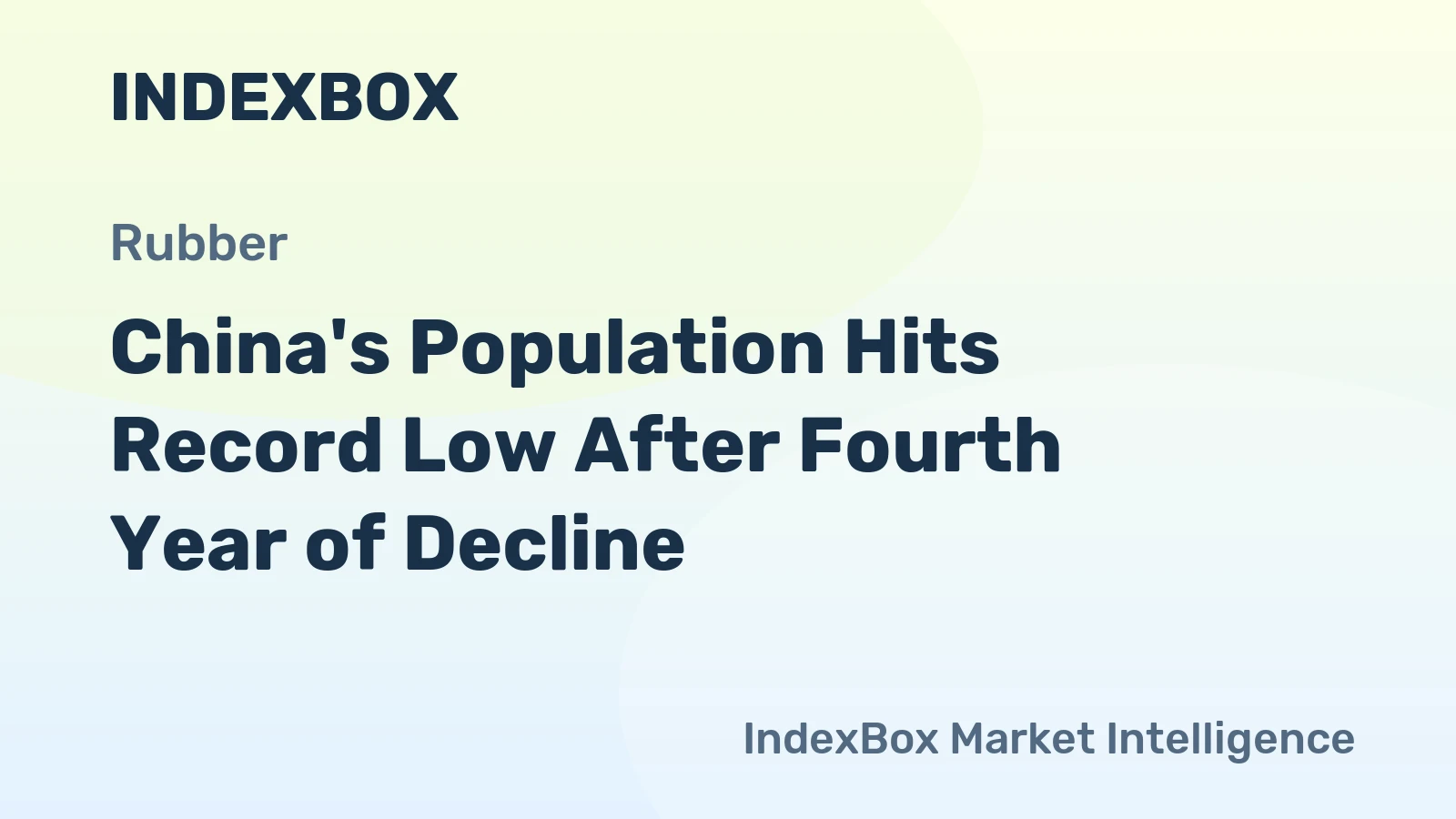 China's Population Hits Record Low After Fourth Year of Decline