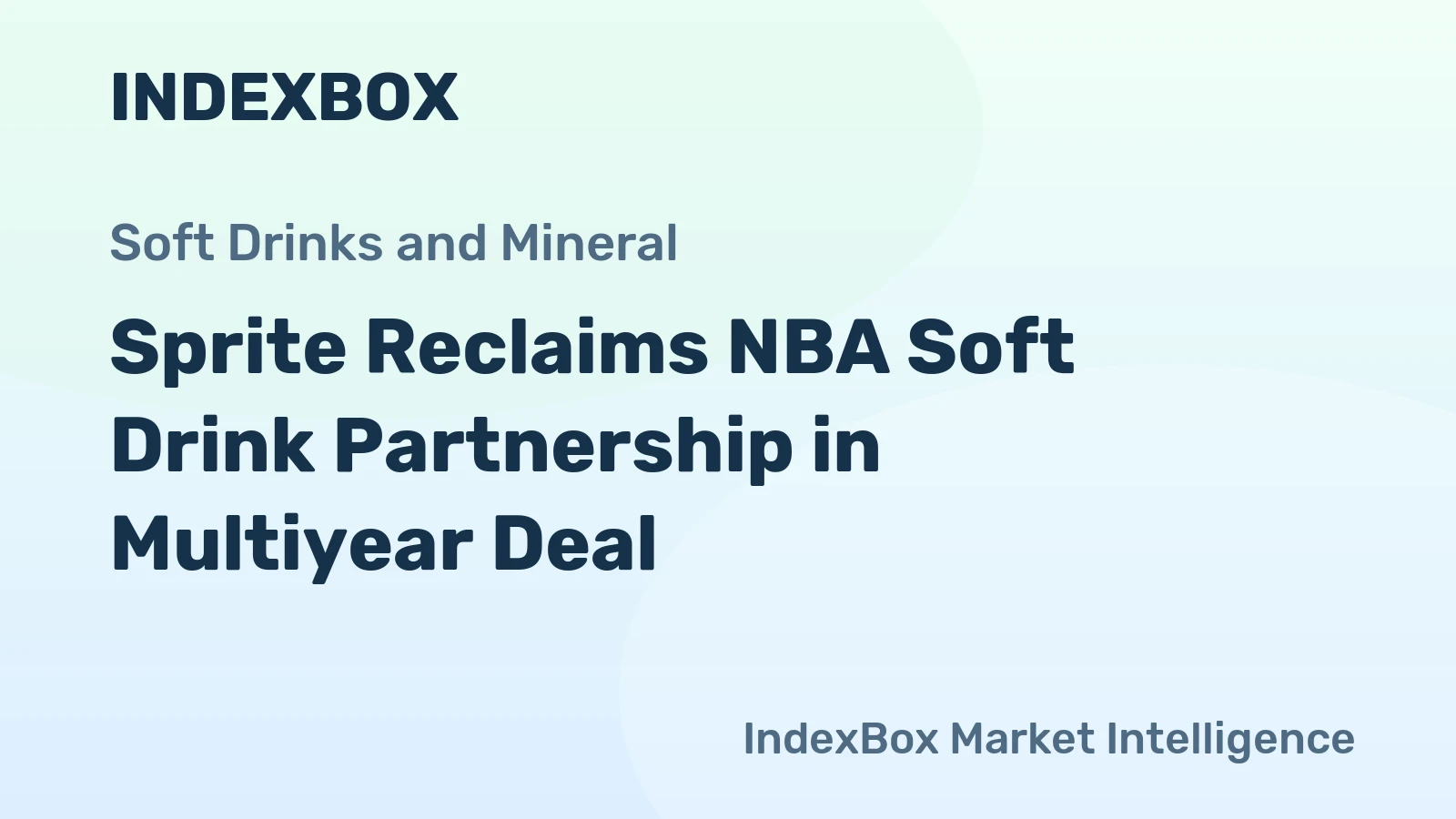 Sprite Reclaims NBA Soft Drink Partnership in Multiyear Deal