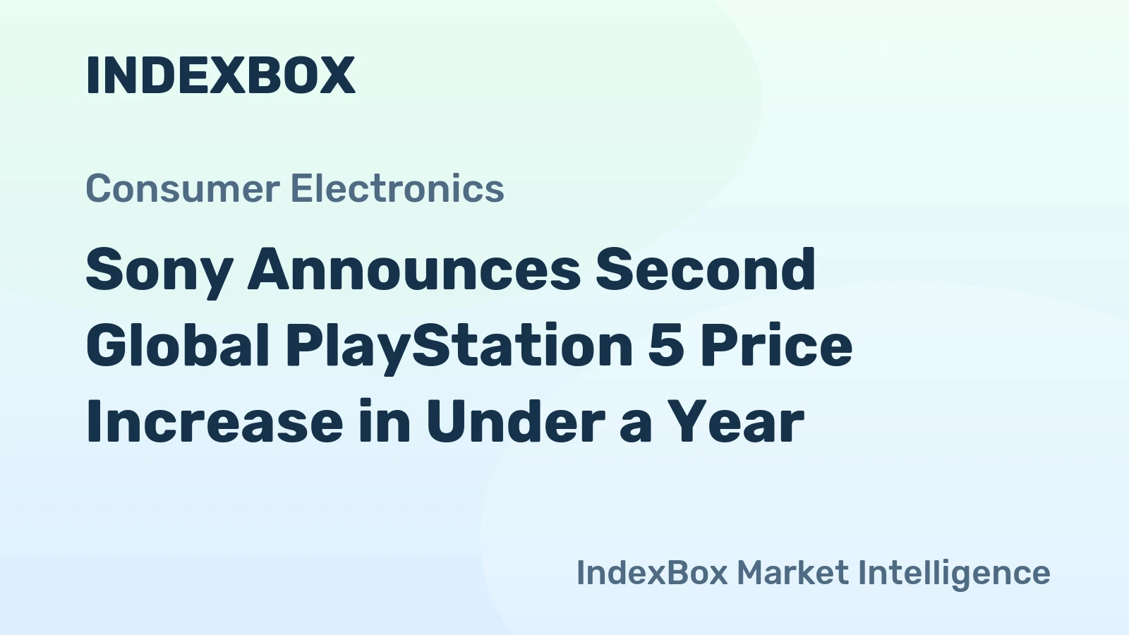 Sony Announces Second Global PlayStation 5 Price Increase in Under a Year