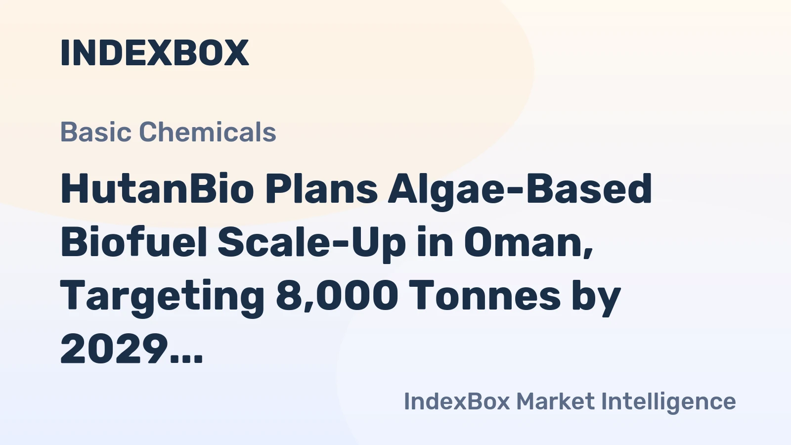 HutanBio Plans Algae-Based Biofuel Scale-Up in Oman, Targeting 8,000 Tonnes by 2029