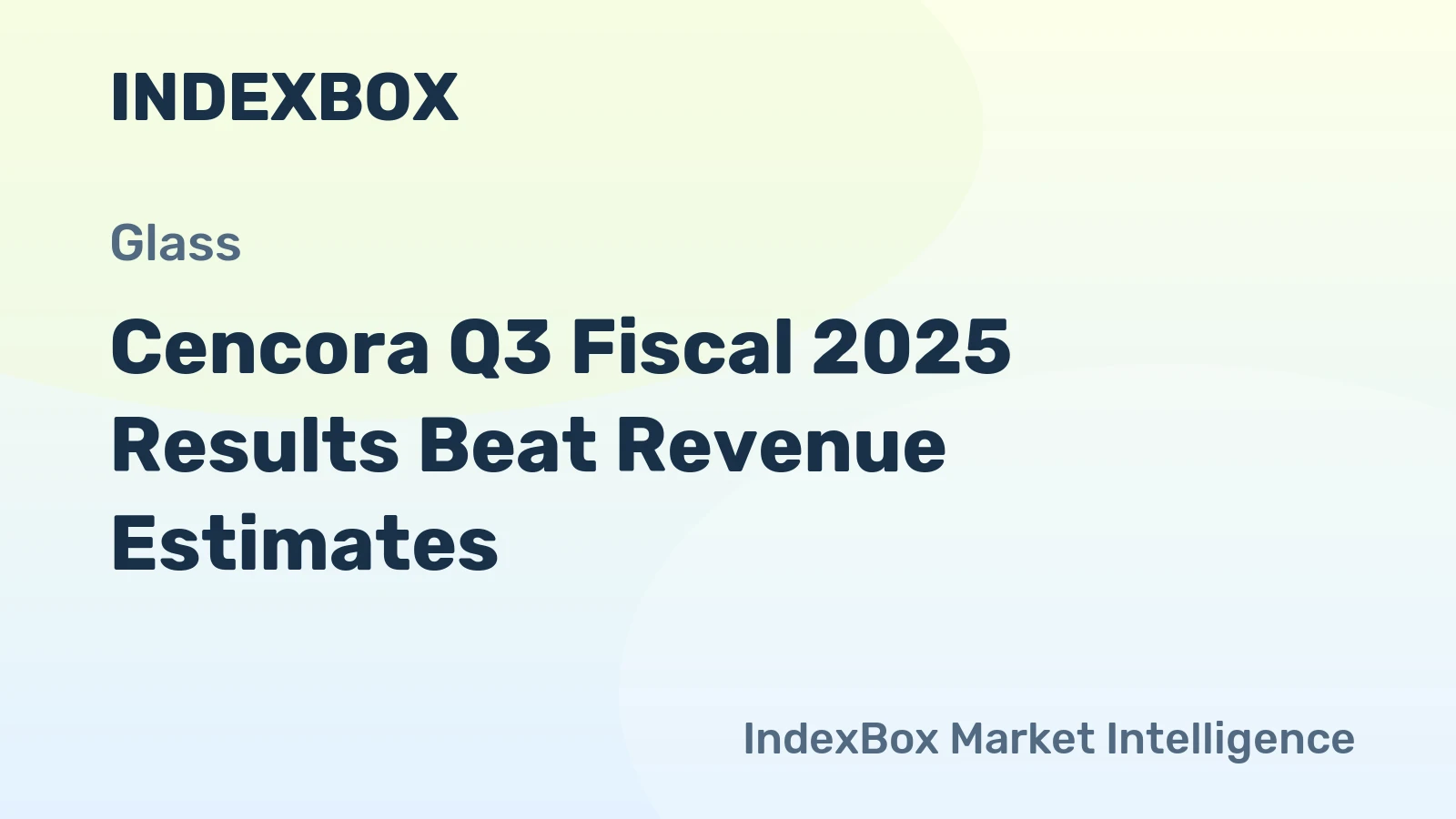 Cencora Q3 Fiscal 2025 Results Beat Revenue Estimates