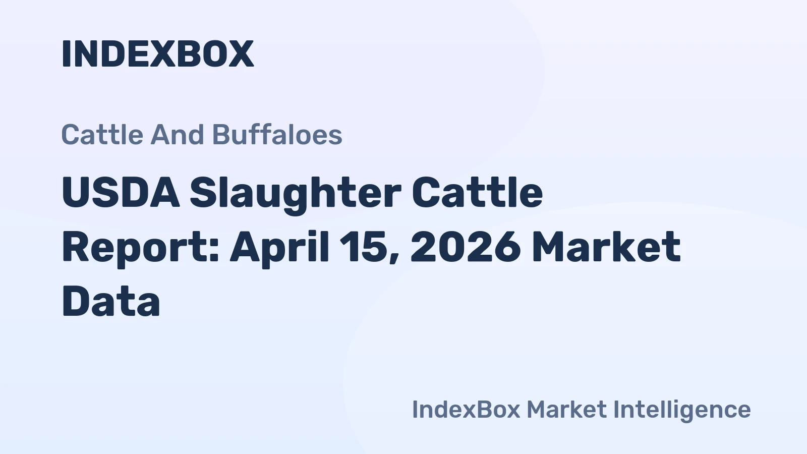 USDA Slaughter Cattle Report: April 15, 2026 Market Data