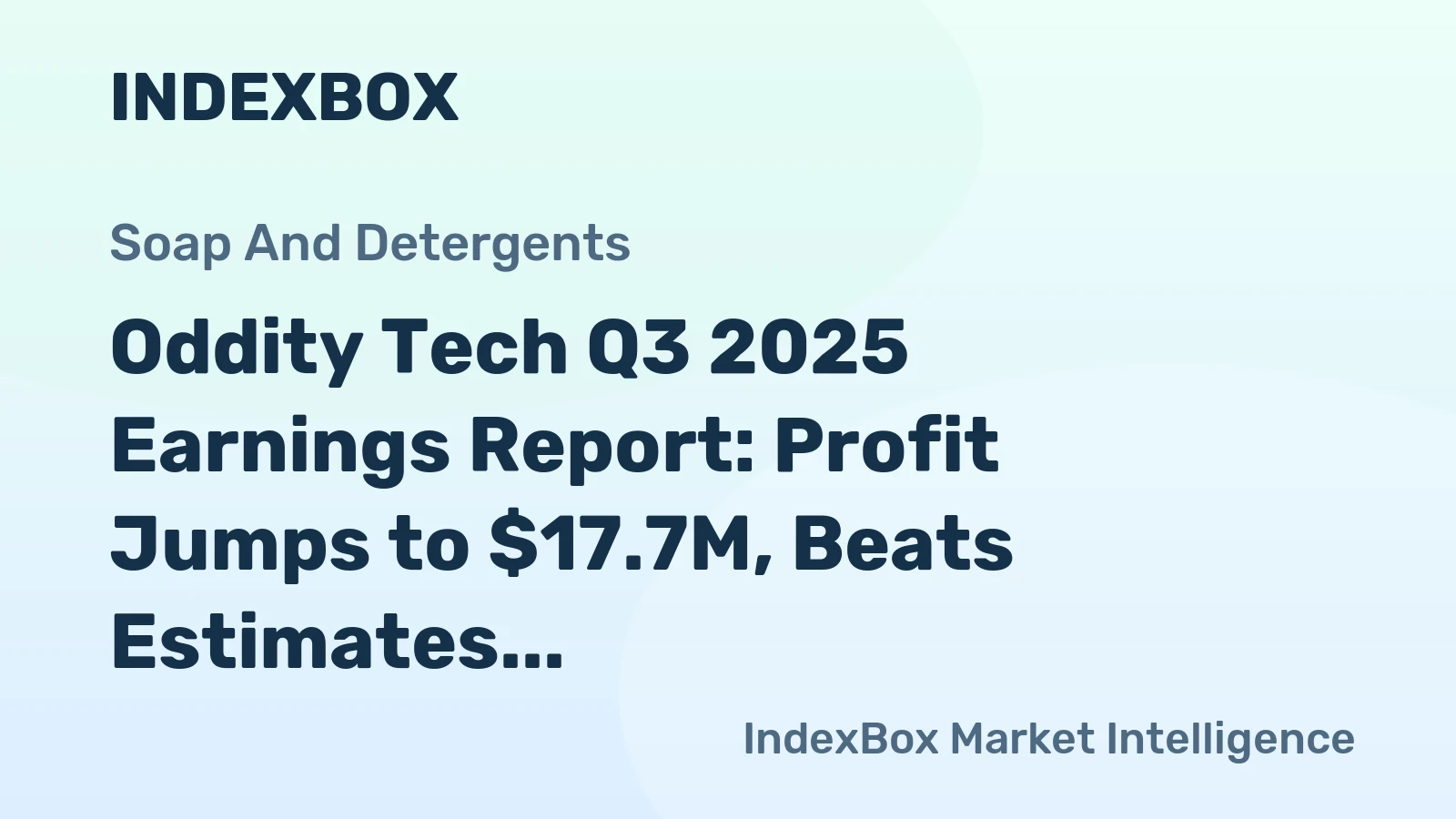 Oddity Tech Q3 2025 Earnings Report: Profit Jumps to $17.7M, Beats Estimates