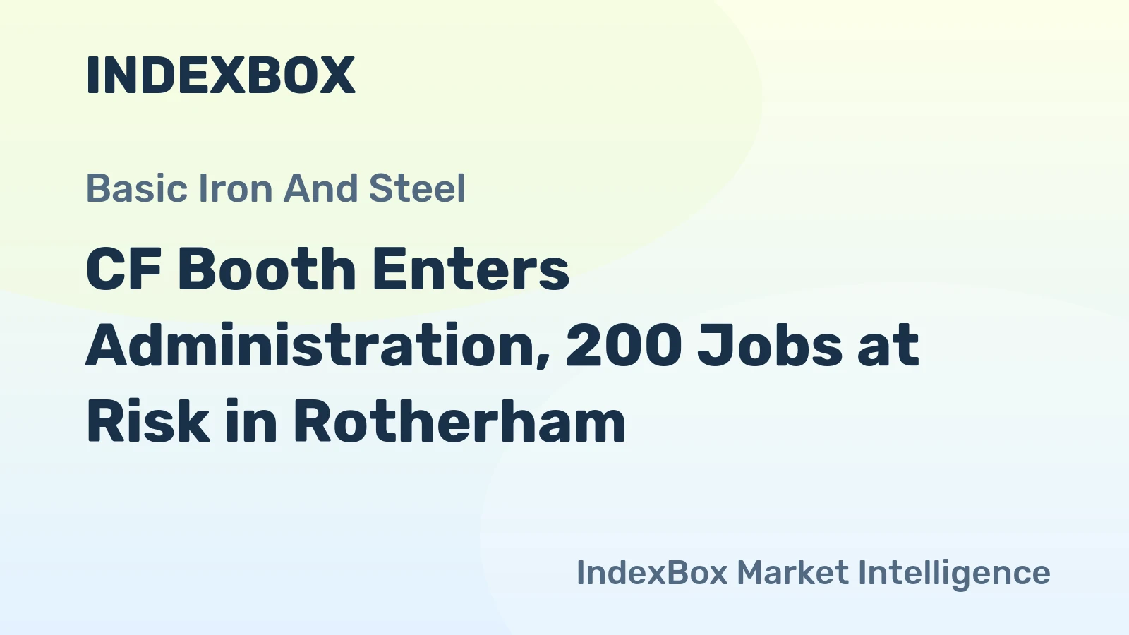 CF Booth Enters Administration, 200 Jobs at Risk in Rotherham
