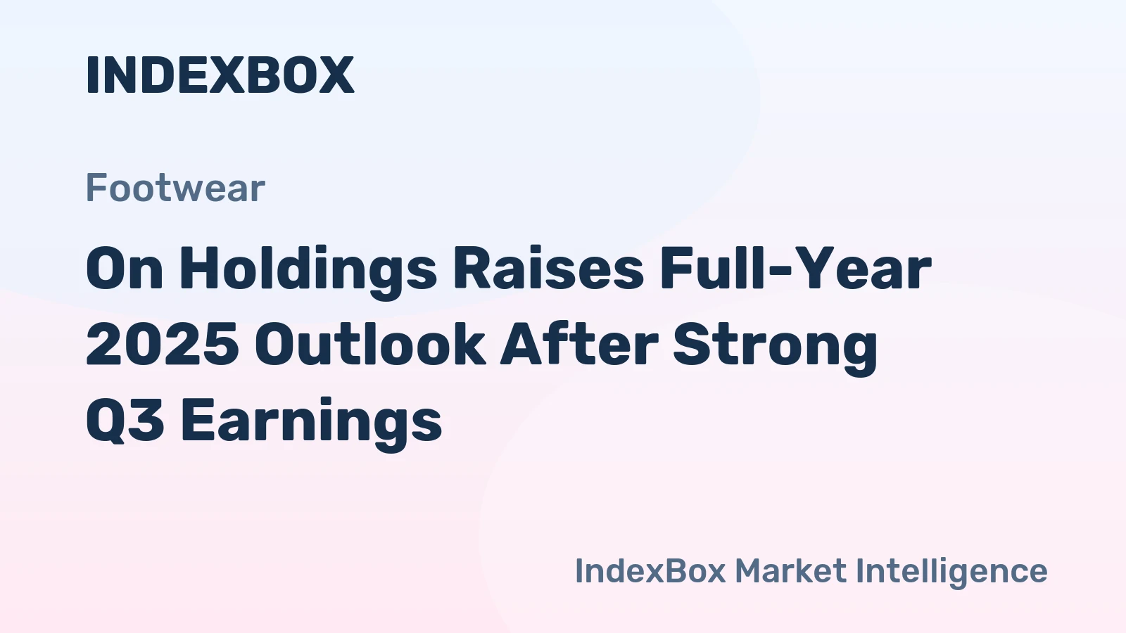 On Holdings Raises Full-Year 2025 Outlook After Strong Q3 Earnings