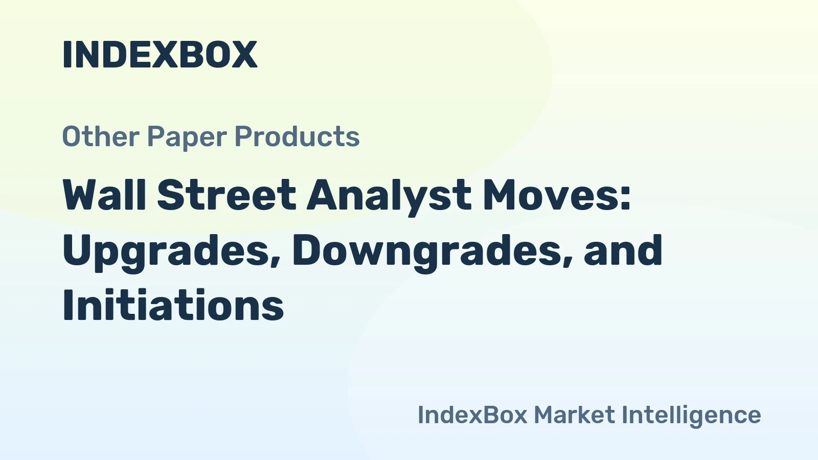 Wall Street Analyst Moves: Upgrades, Downgrades, and Initiations