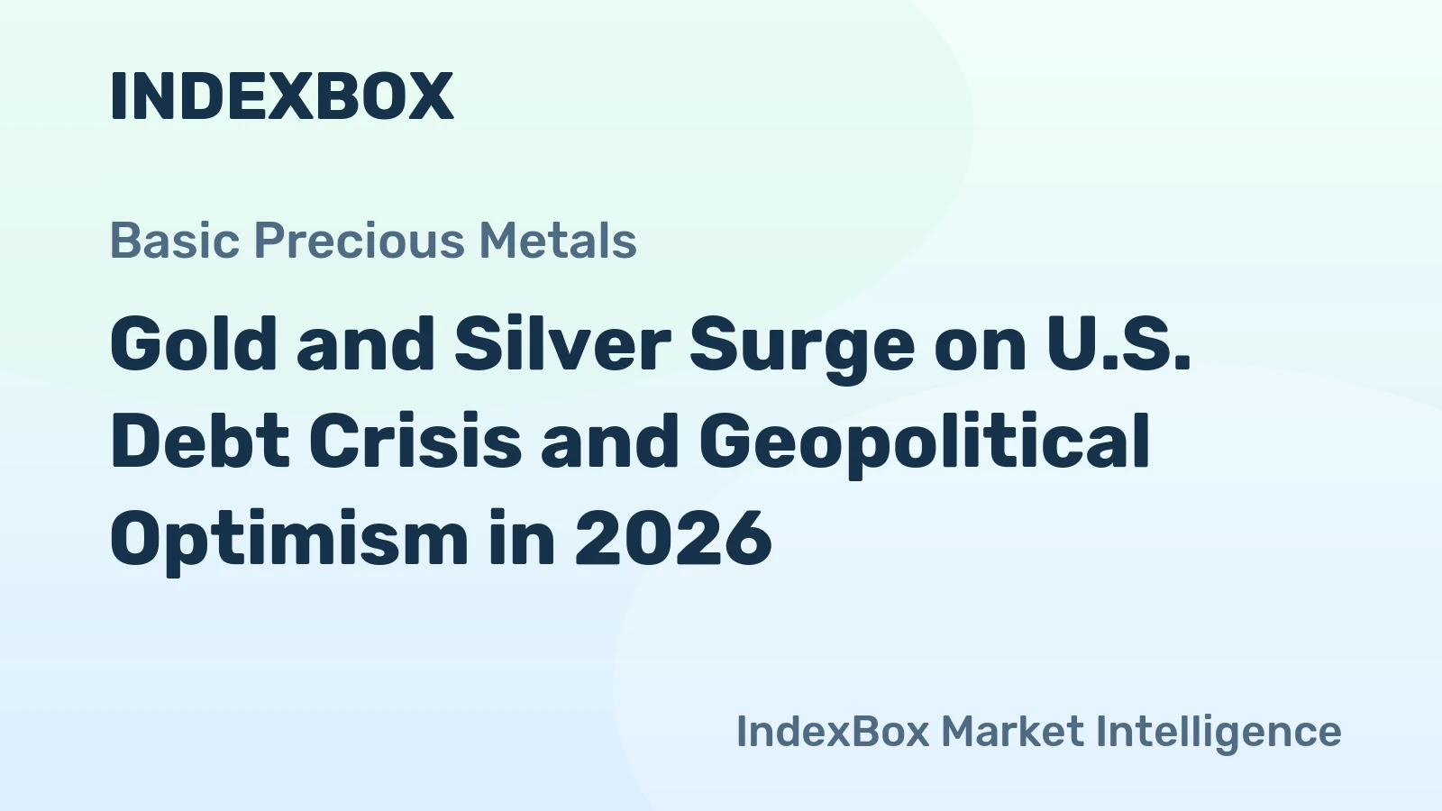 Gold and Silver Surge on U.S. Debt Crisis and Geopolitical Optimism in 2026