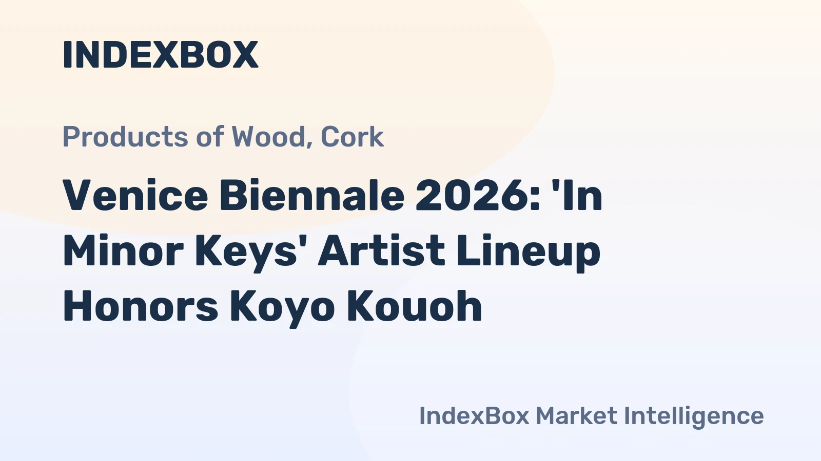 Venice Biennale 2026: 'In Minor Keys' Artist Lineup Honors Koyo Kouoh