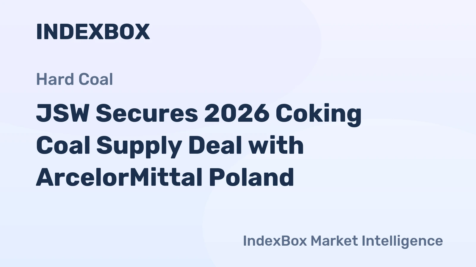 JSW Secures 2026 Coking Coal Supply Deal with ArcelorMittal Poland