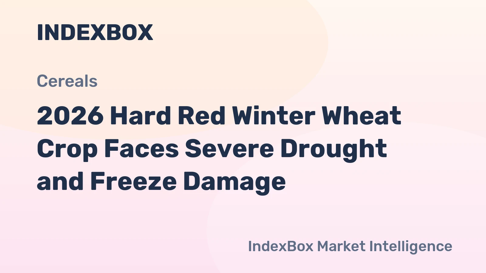 2026 Hard Red Winter Wheat Crop Faces Severe Drought and Freeze Damage