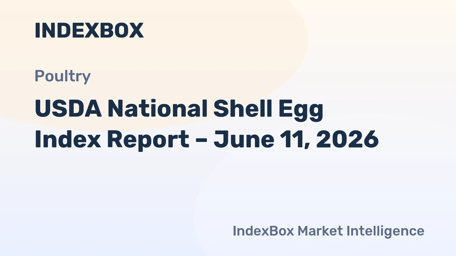 USDA National Shell Egg Index Report – June 11, 2026