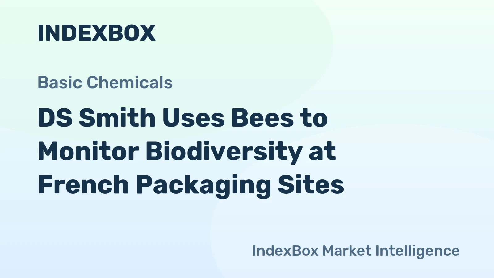 DS Smith Uses Bees to Monitor Biodiversity at French Packaging Sites