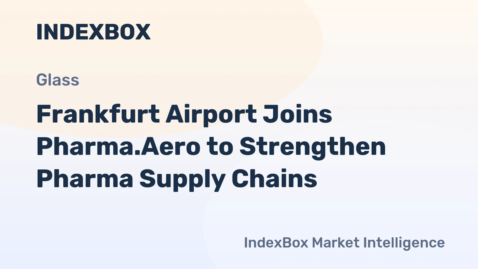 Frankfurt Airport Joins Pharma.Aero to Strengthen Pharma Supply Chains