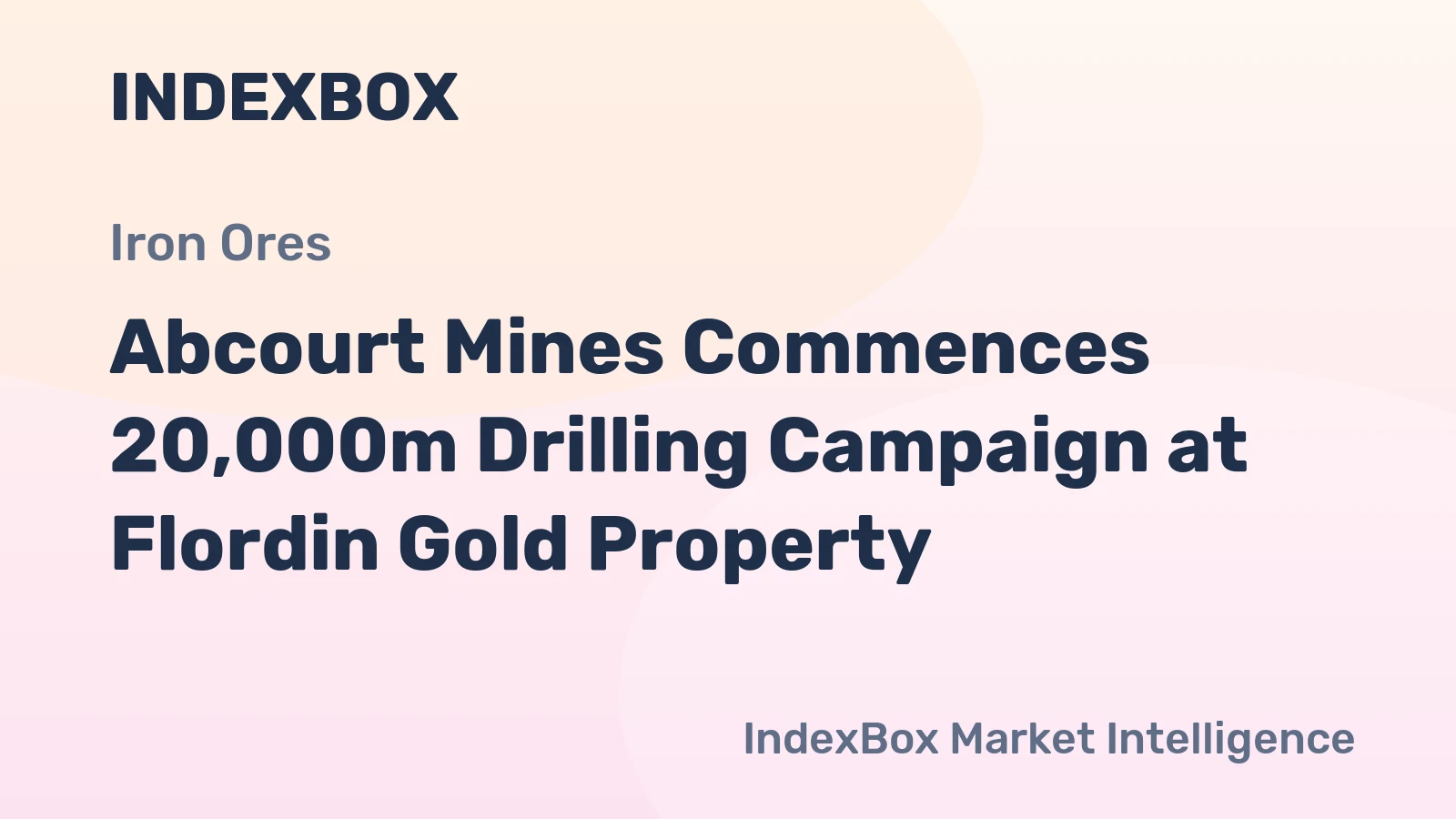 Abcourt Mines Commences 20,000m Drilling Campaign at Flordin Gold Property