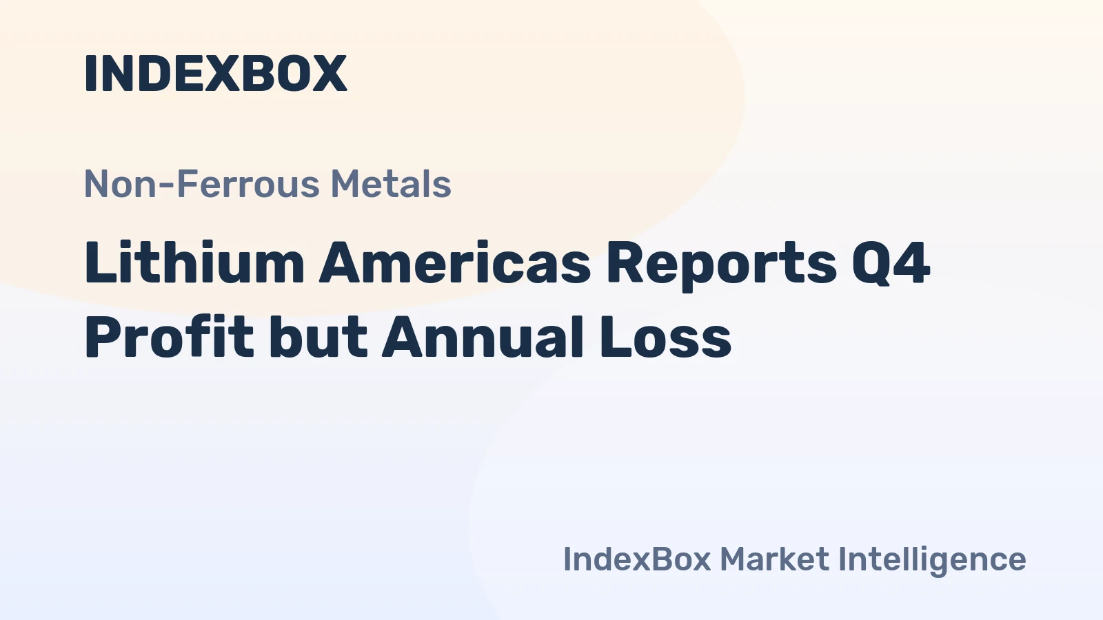 Lithium Americas Reports Q4 Profit but Annual Loss