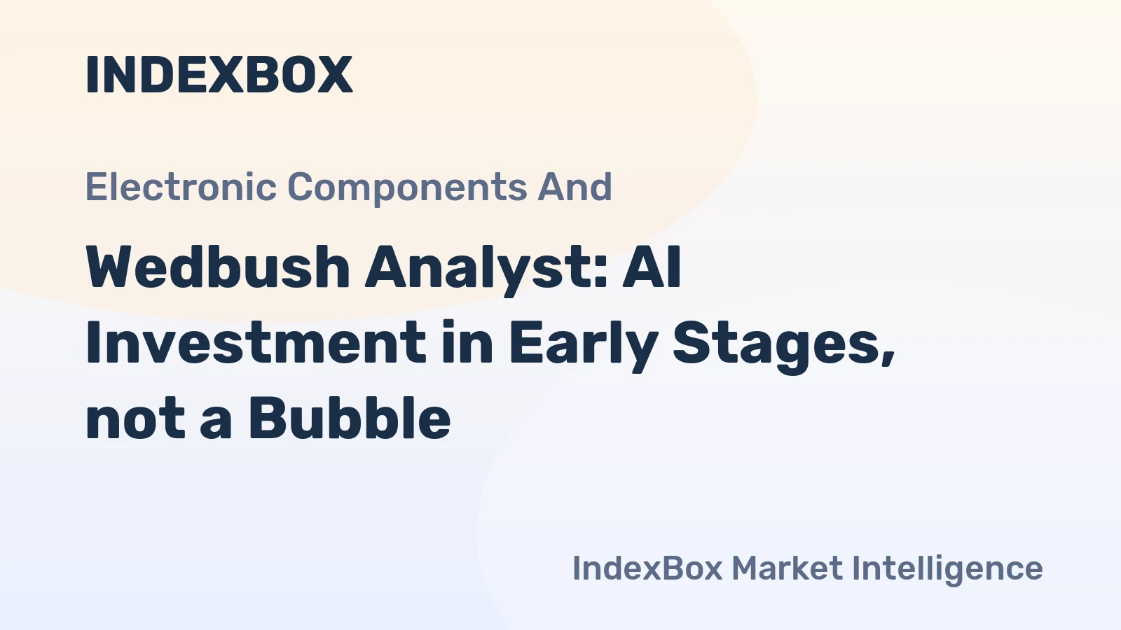 Wedbush Analyst: AI Investment in Early Stages, not a Bubble