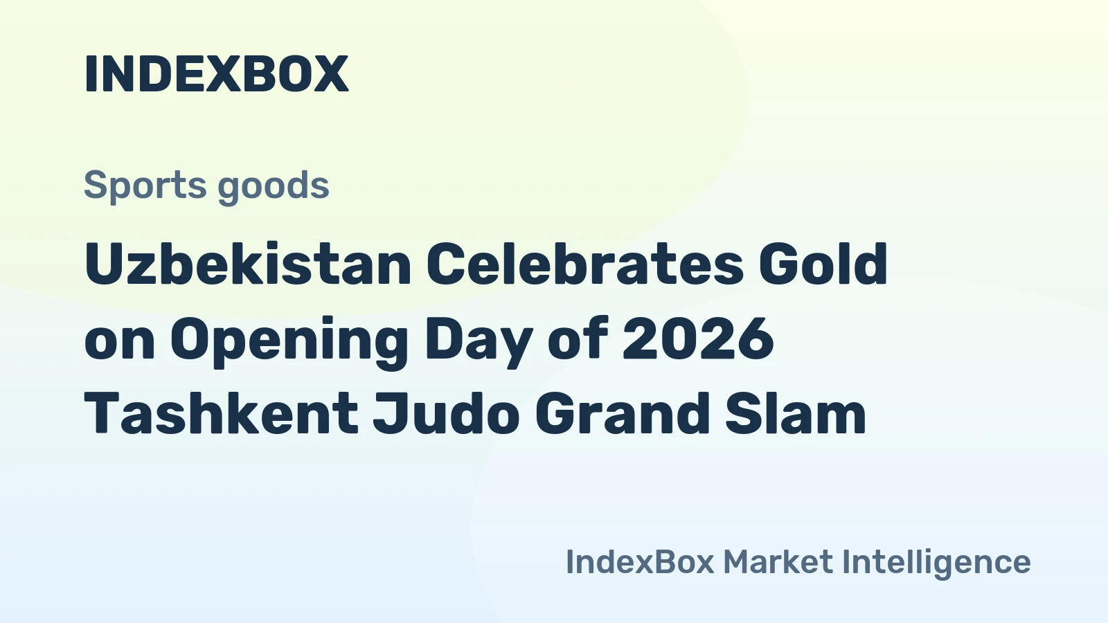 Uzbekistan Celebrates Gold on Opening Day of 2026 Tashkent Judo Grand Slam