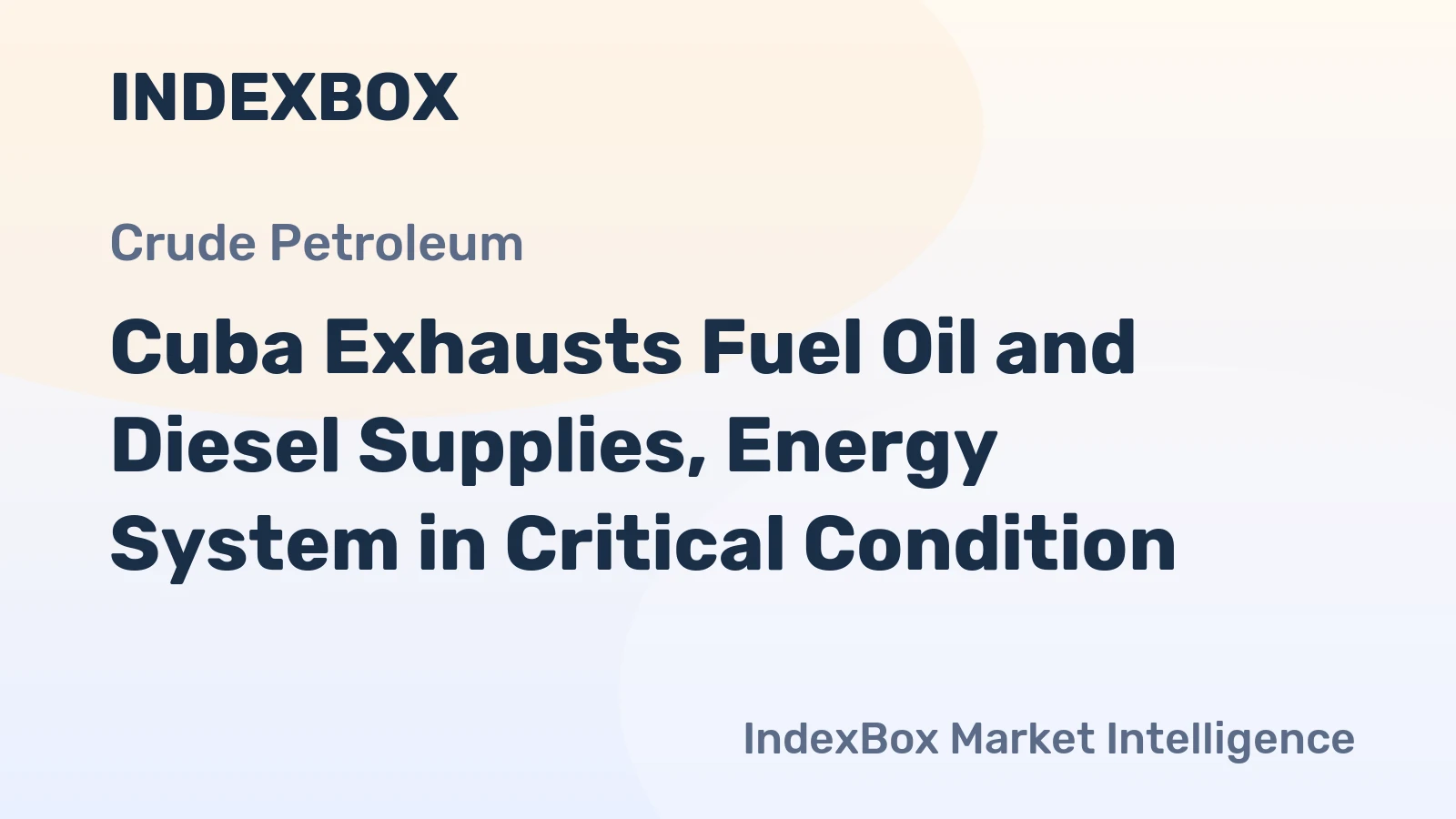 Cuba Exhausts Fuel Oil and Diesel Supplies, Energy System in Critical Condition