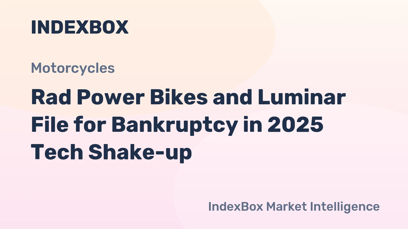 Rad Power Bikes and Luminar File for Bankruptcy in 2025 Tech Shake-up
