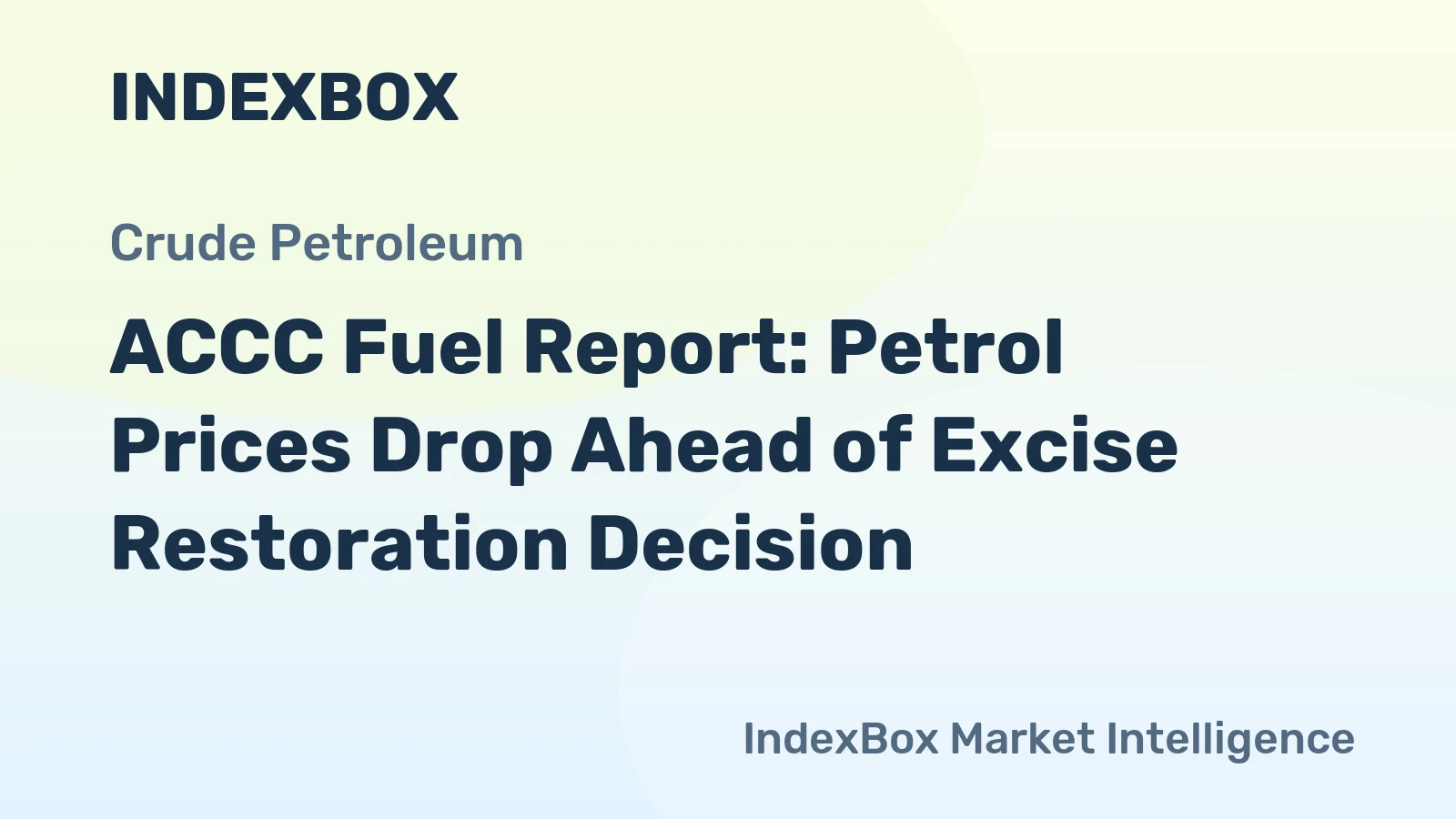 ACCC Fuel Report: Petrol Prices Drop Ahead of Excise Restoration Decision