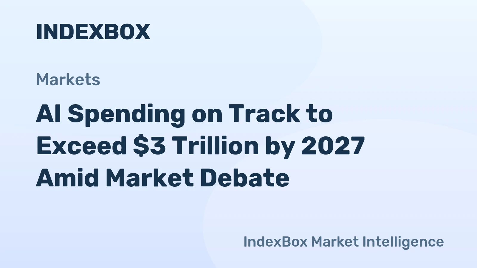 AI Spending on Track to Exceed $3 Trillion by 2027 Amid Market Debate