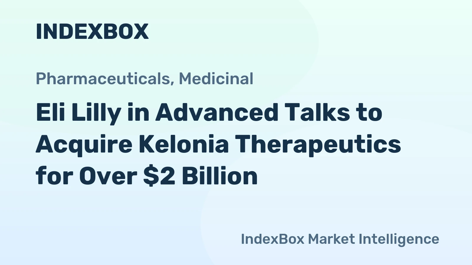 Eli Lilly in Advanced Talks to Acquire Kelonia Therapeutics for Over $2 Billion