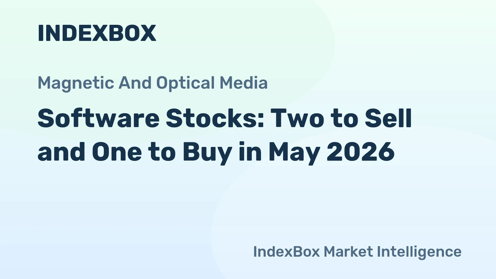Software Stocks: Two to Sell and One to Buy in May 2026