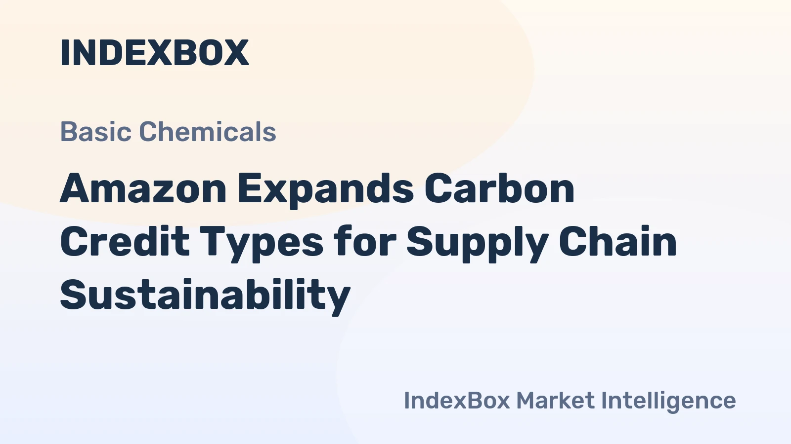 Amazon Expands Carbon Credit Types for Supply Chain Sustainability