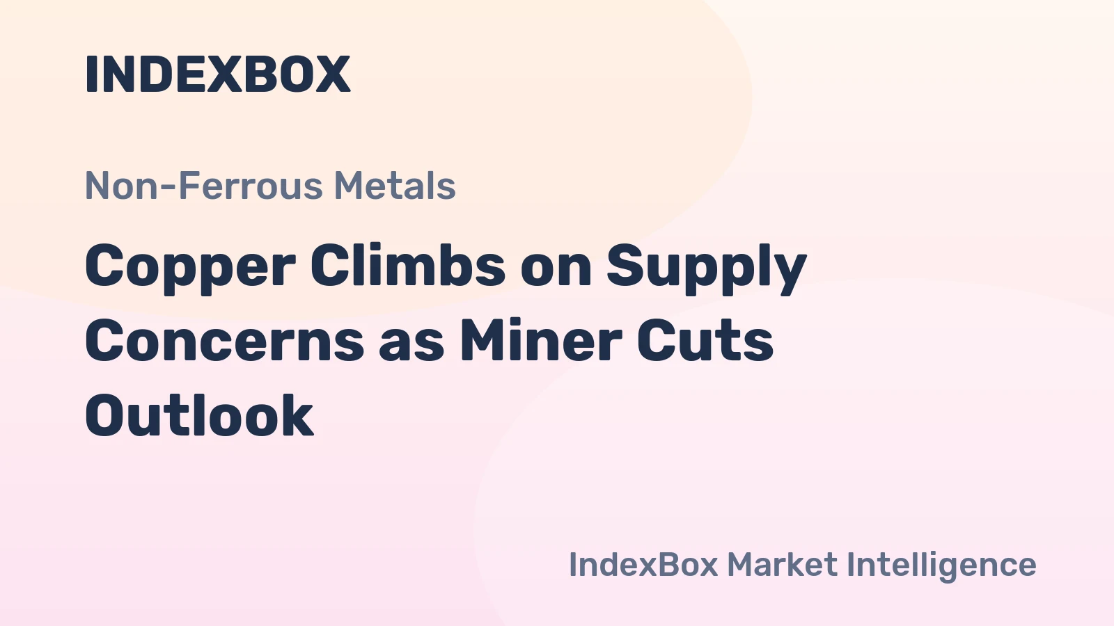 Copper Climbs on Supply Concerns as Miner Cuts Outlook