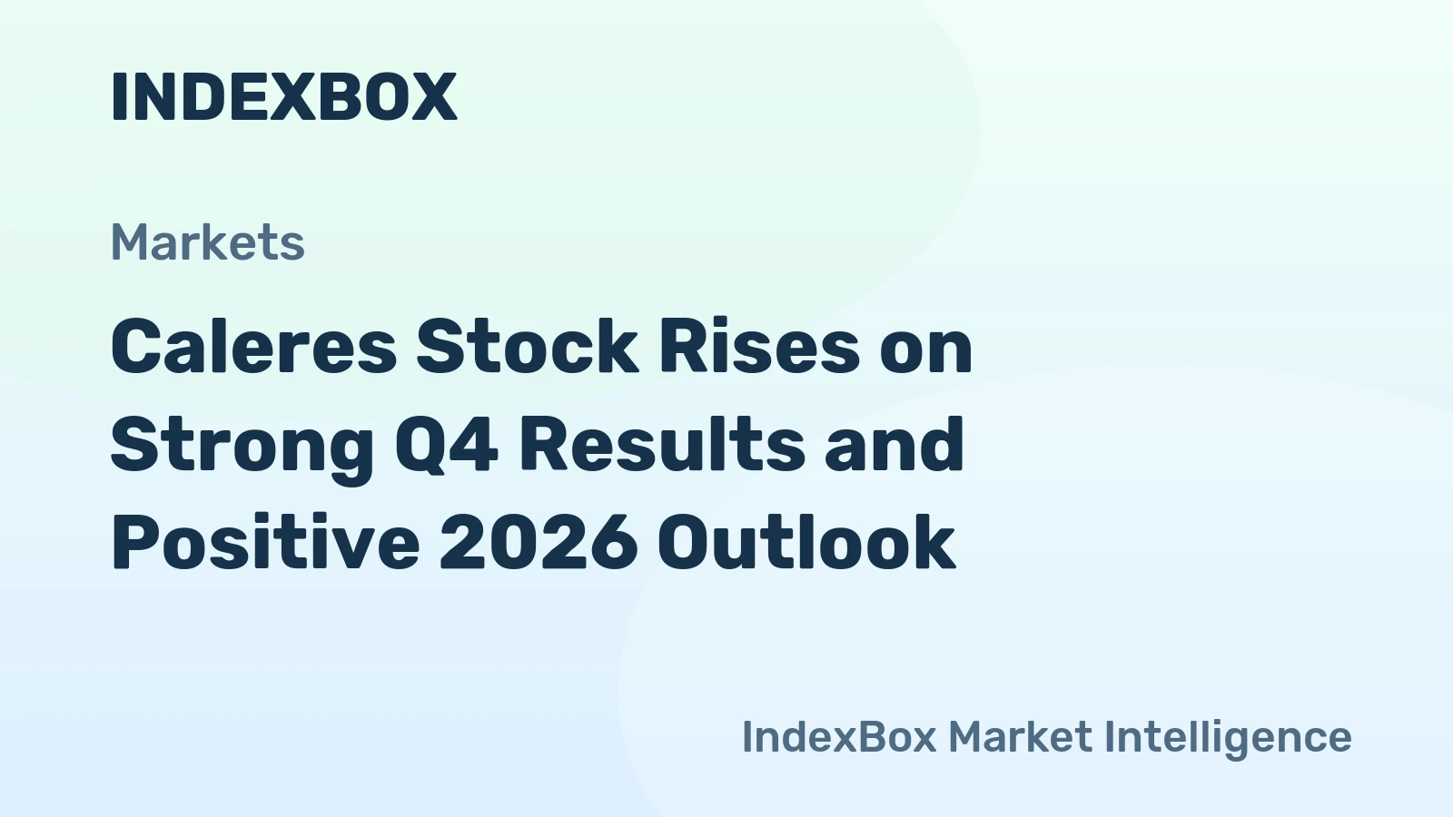 Caleres Stock Rises on Strong Q4 Results and Positive 2026 Outlook
