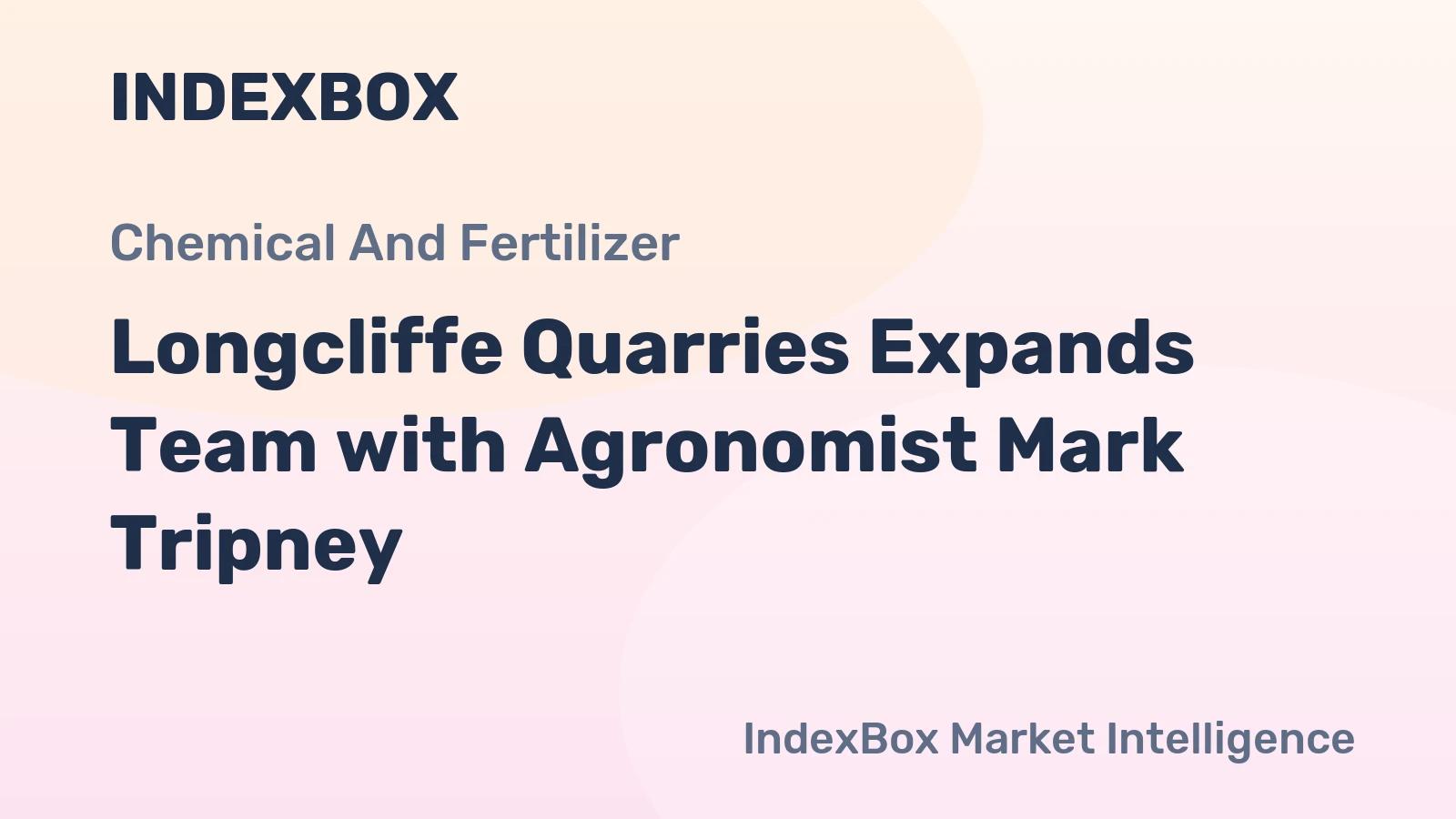 Longcliffe Quarries Expands Team with Agronomist Mark Tripney