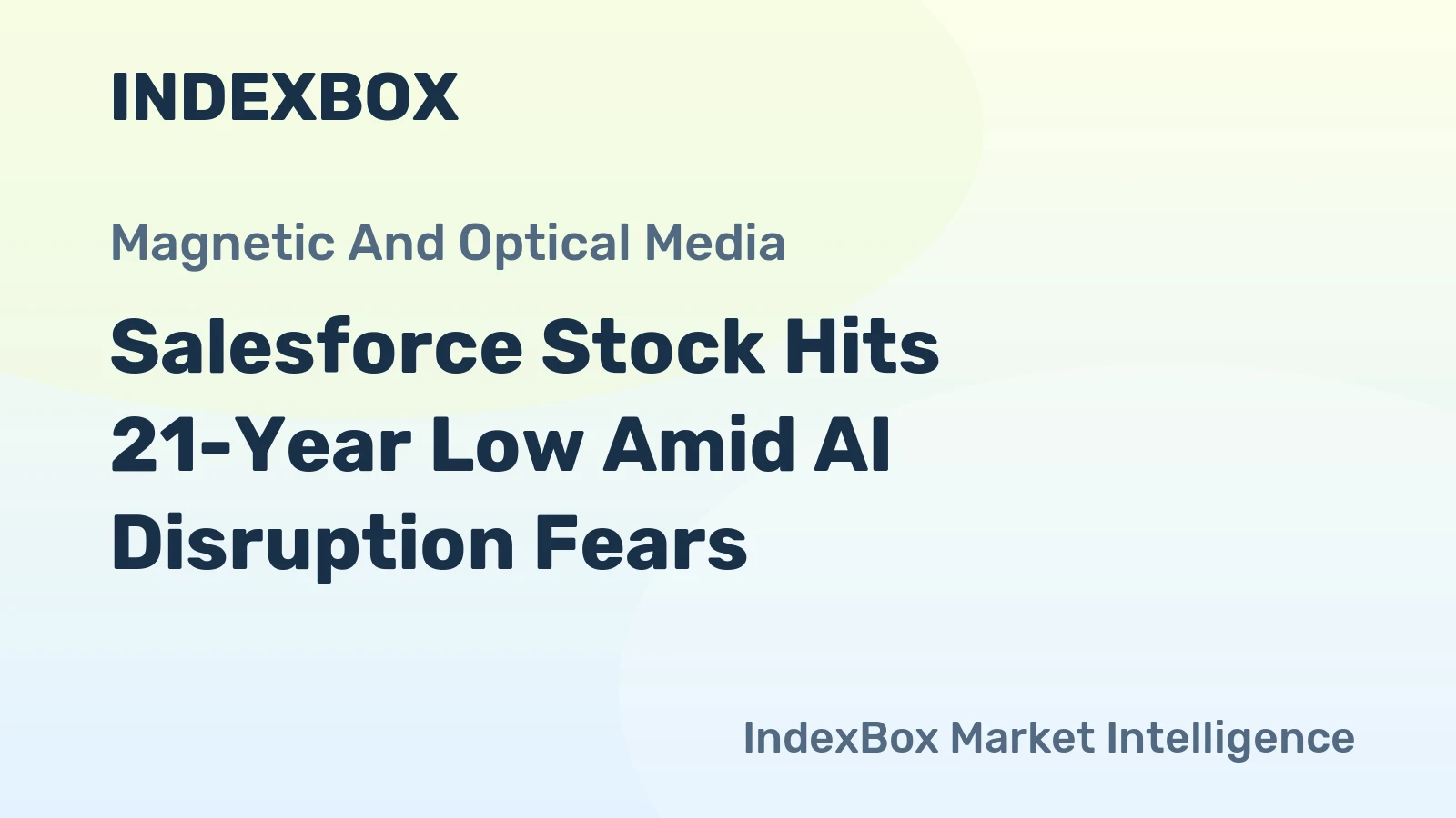 Salesforce Stock Hits 21-Year Low Amid AI Disruption Fears