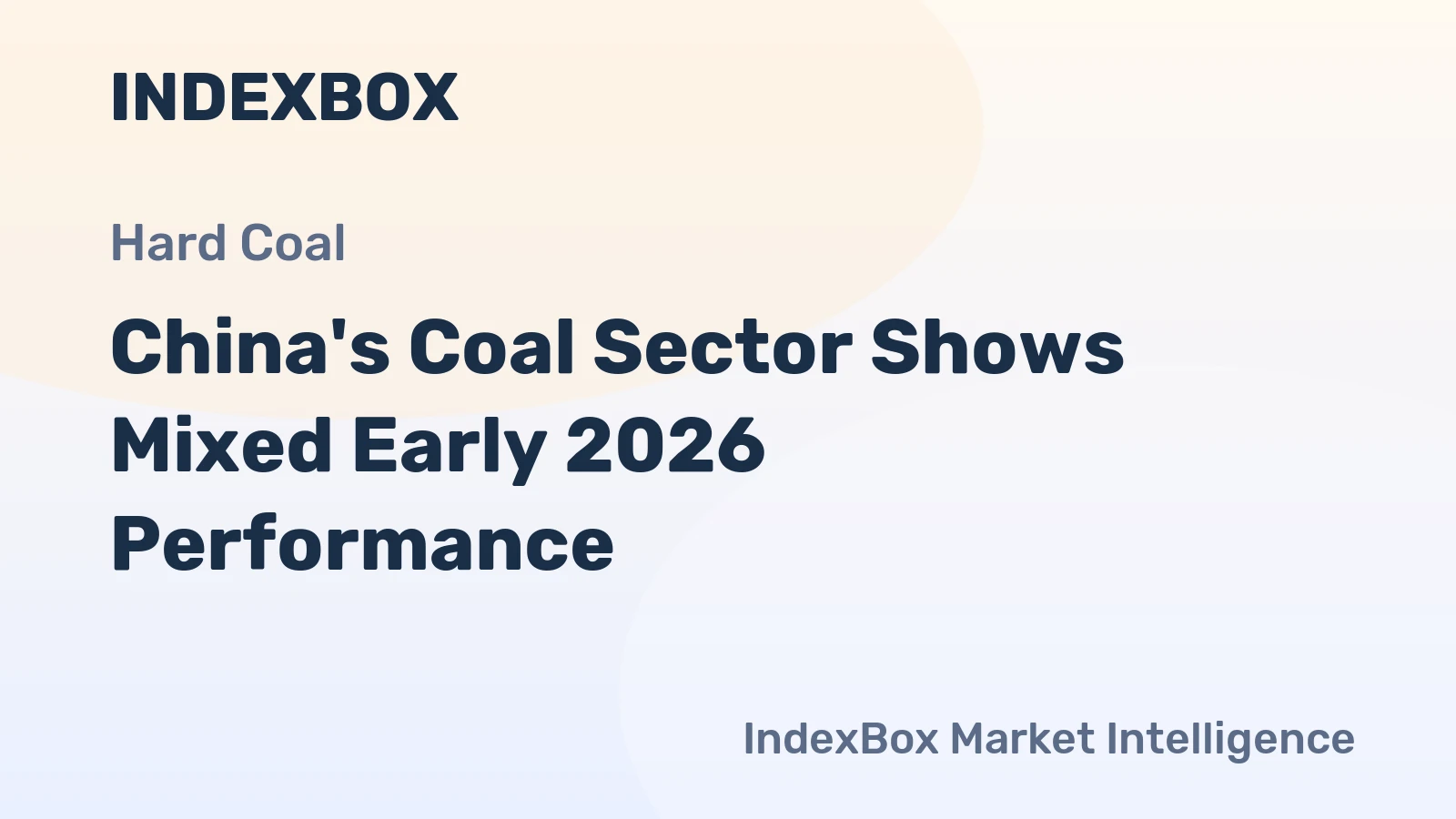China's Coal Sector Shows Mixed Early 2026 Performance
