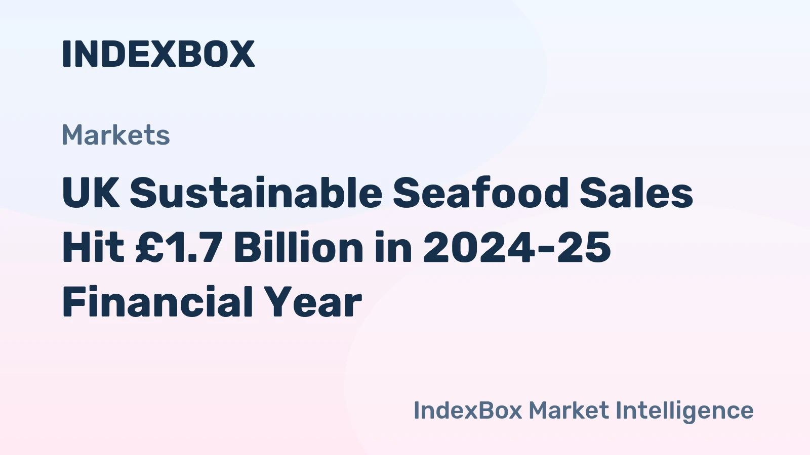 UK Sustainable Seafood Sales Hit £1.7 Billion in 2024-25 Financial Year