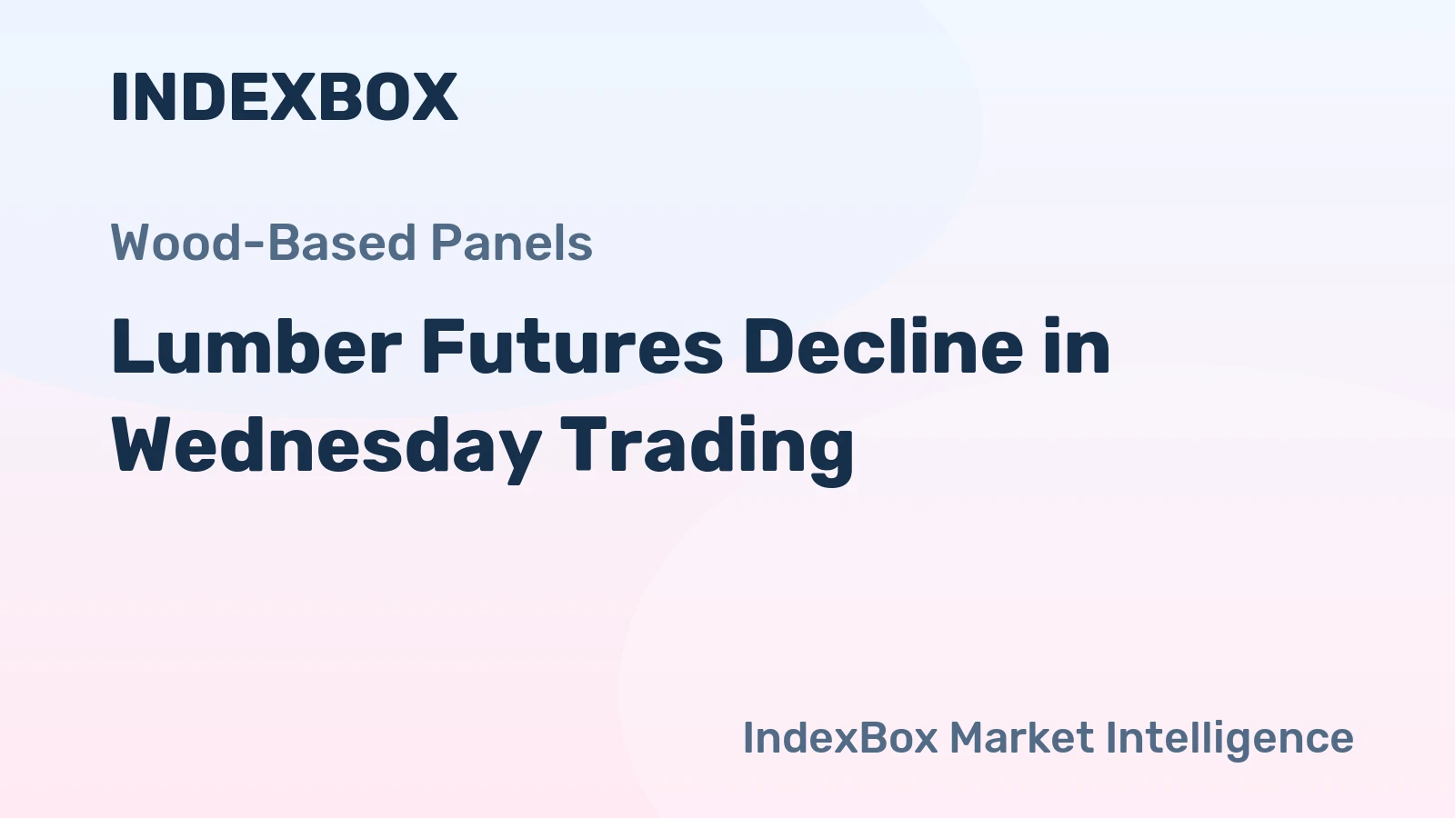 Lumber Futures Decline in Wednesday Trading