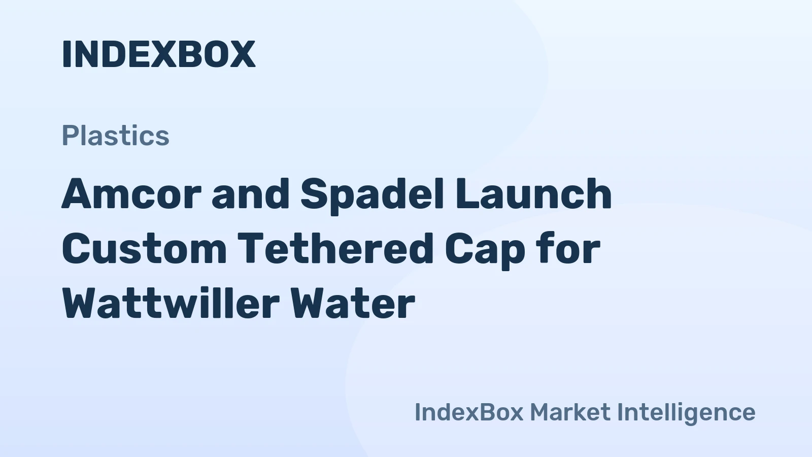 Amcor and Spadel Launch Custom Tethered Cap for Wattwiller Water