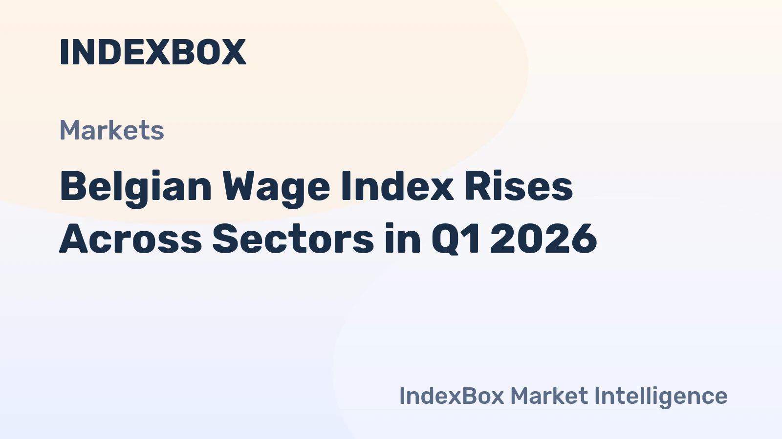 Belgian Wage Index Rises Across Sectors in Q1 2026