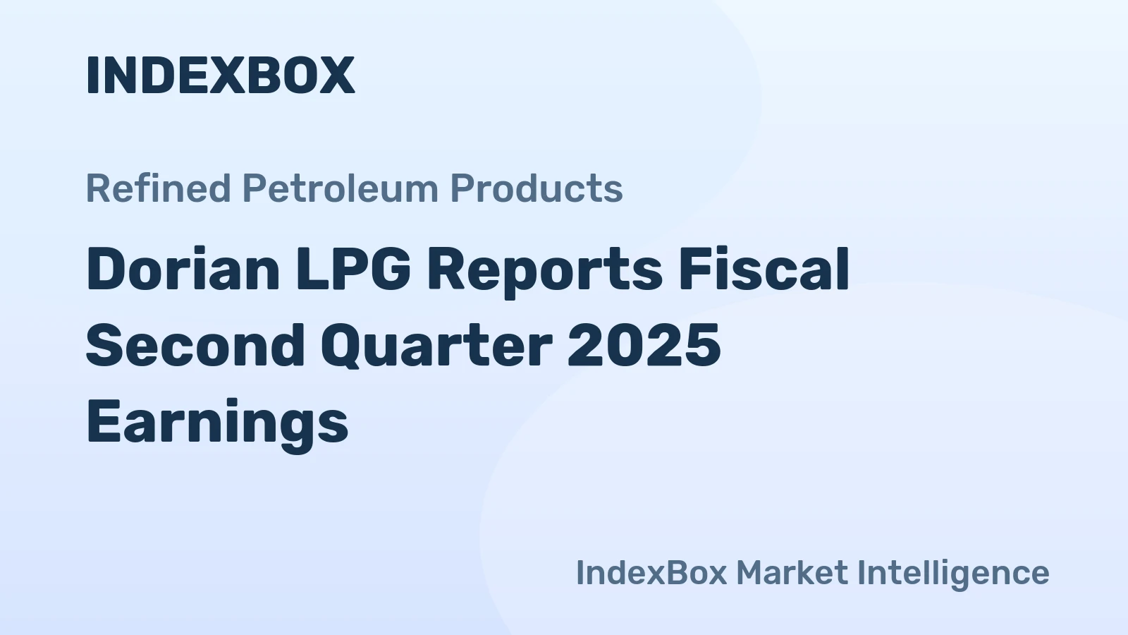Dorian LPG Reports Fiscal Second Quarter 2025 Earnings