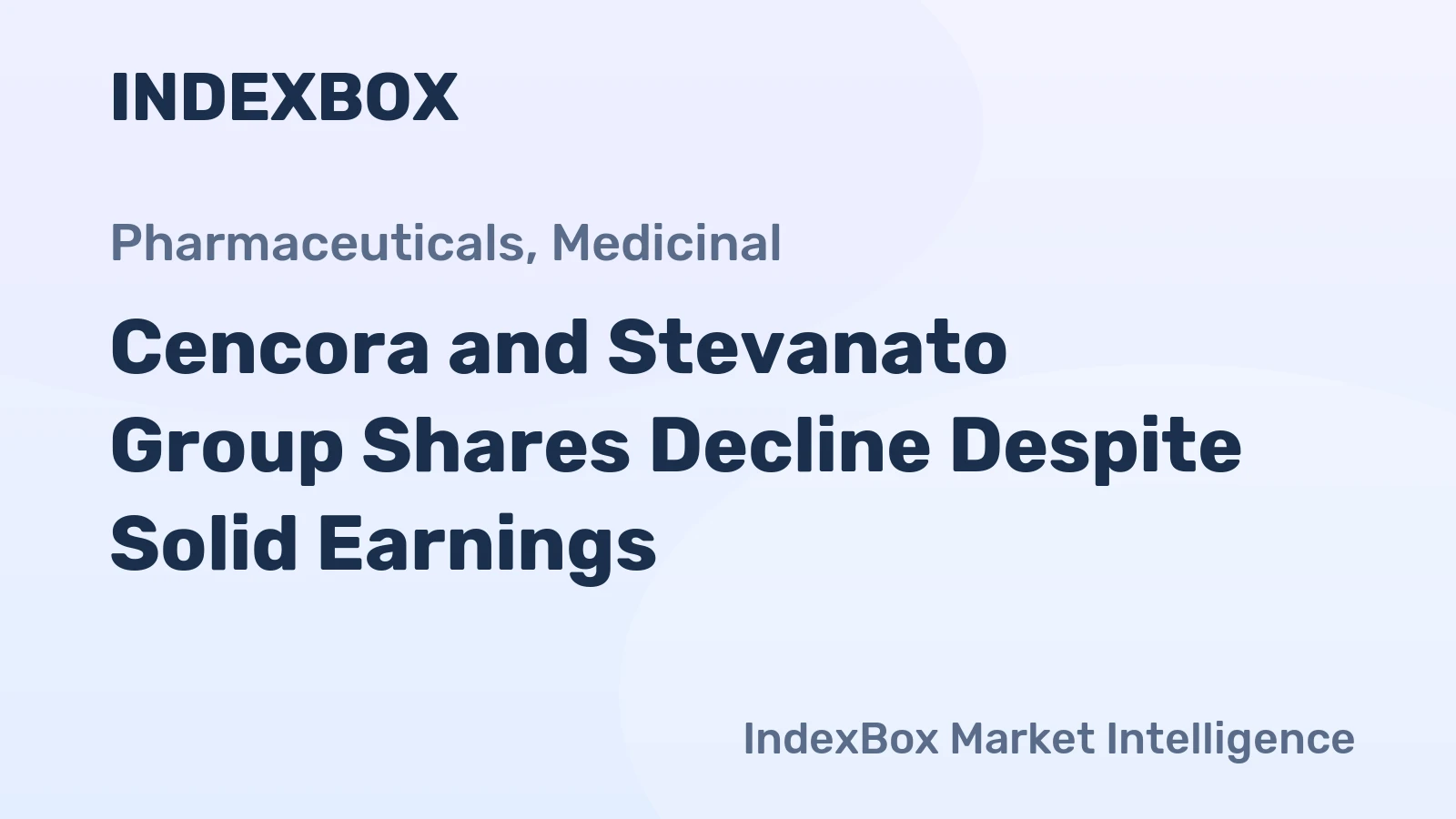 Cencora and Stevanato Group Shares Decline Despite Solid Earnings